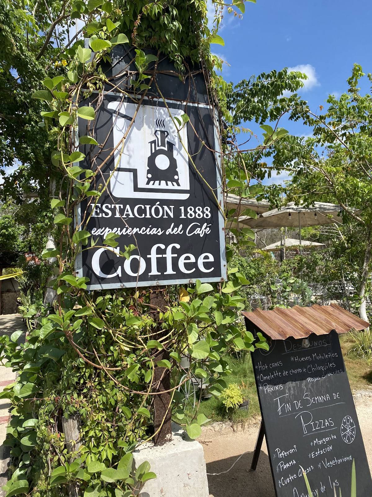 Menu at Café Estación 1888, Calotmul