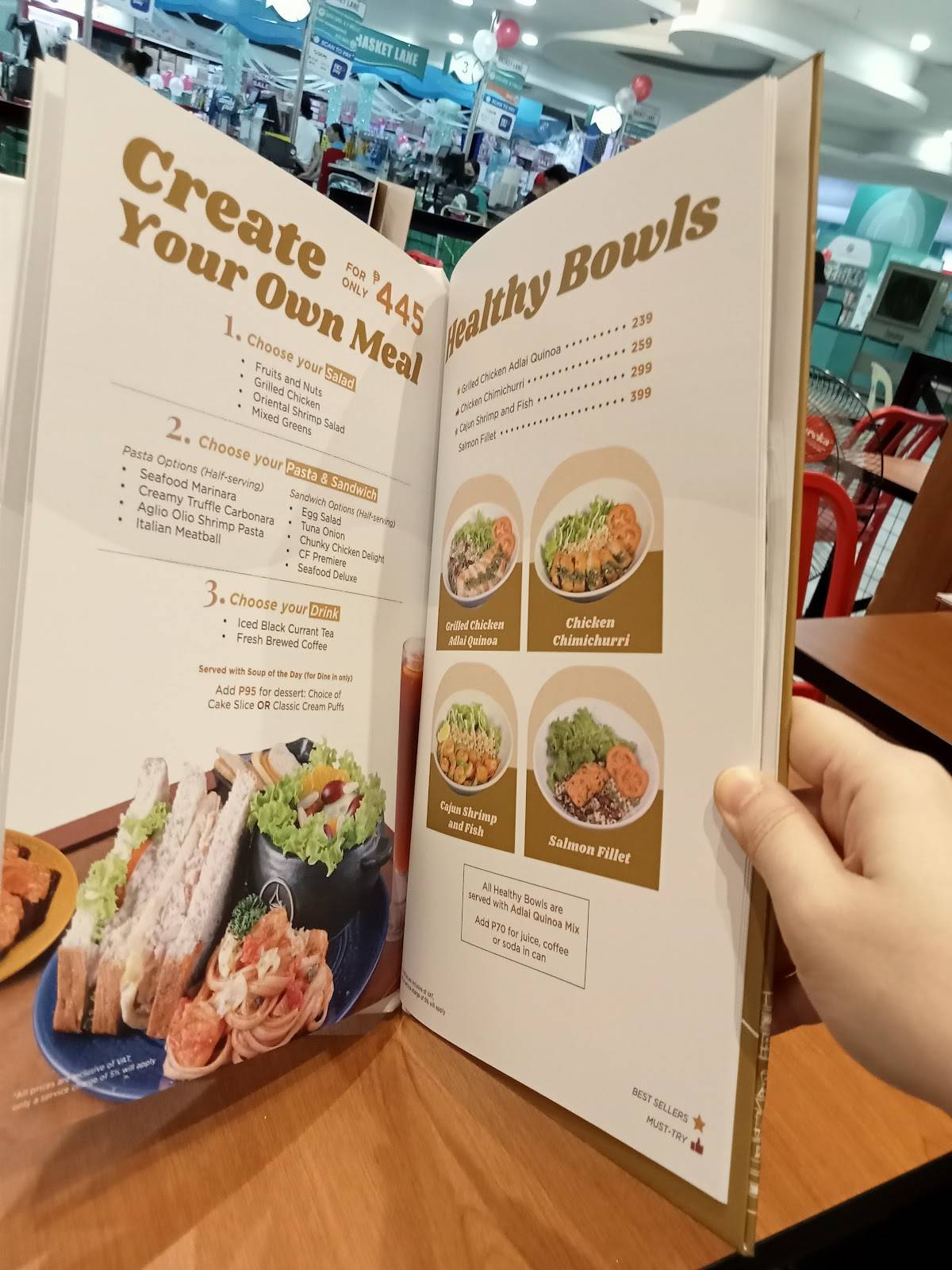 Menu at Cafe France - Fisher Mall, Quezon City