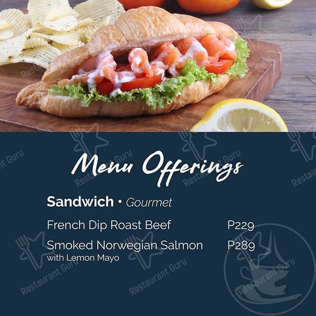 Menu at Cafe France, Makati, H25F+GVQ