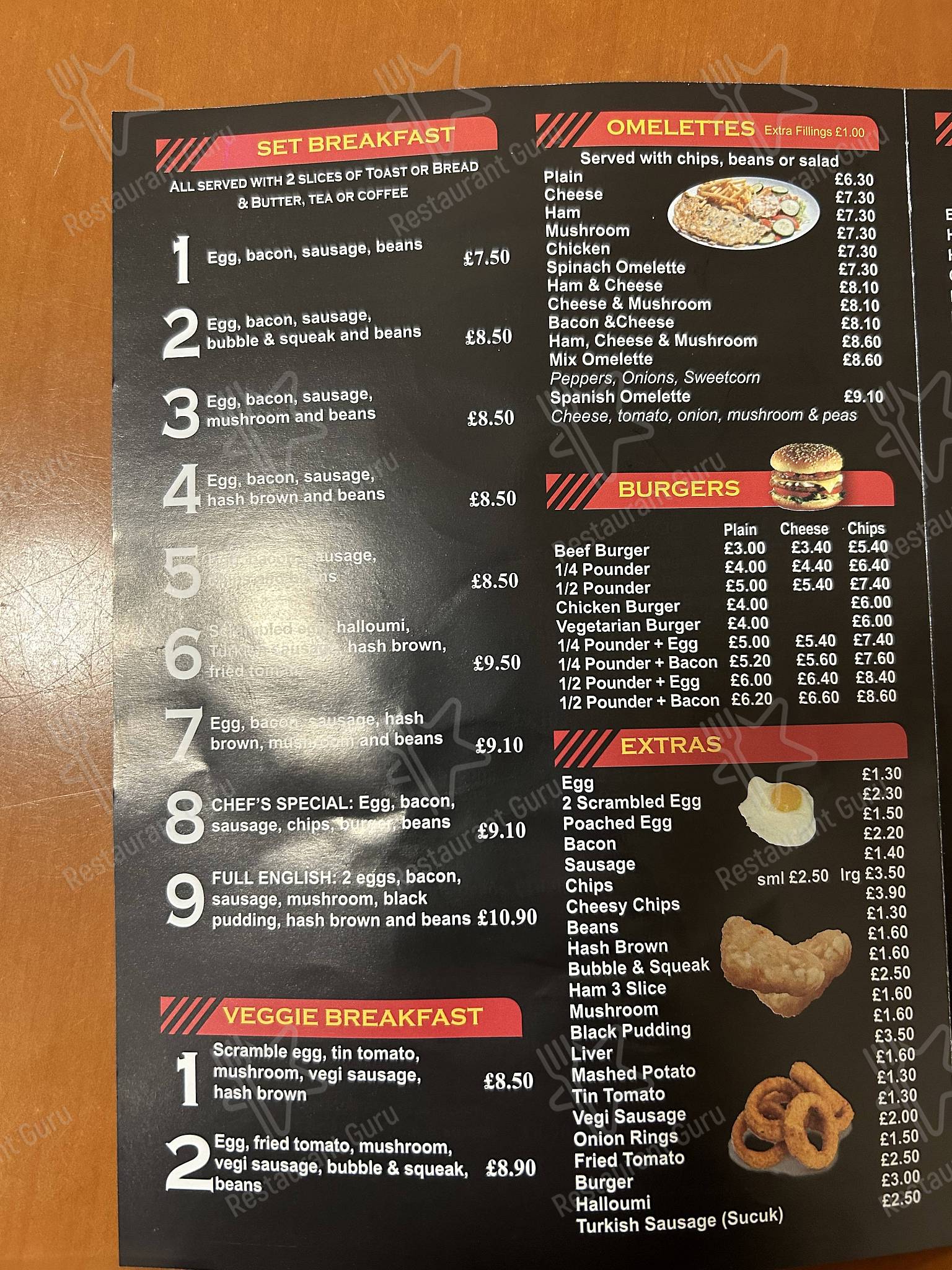 Menu at Hitchin Kitchen Cafe, Hitchin