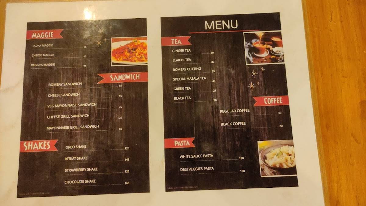 Menu at Hut'Kitchen, Hyderabad