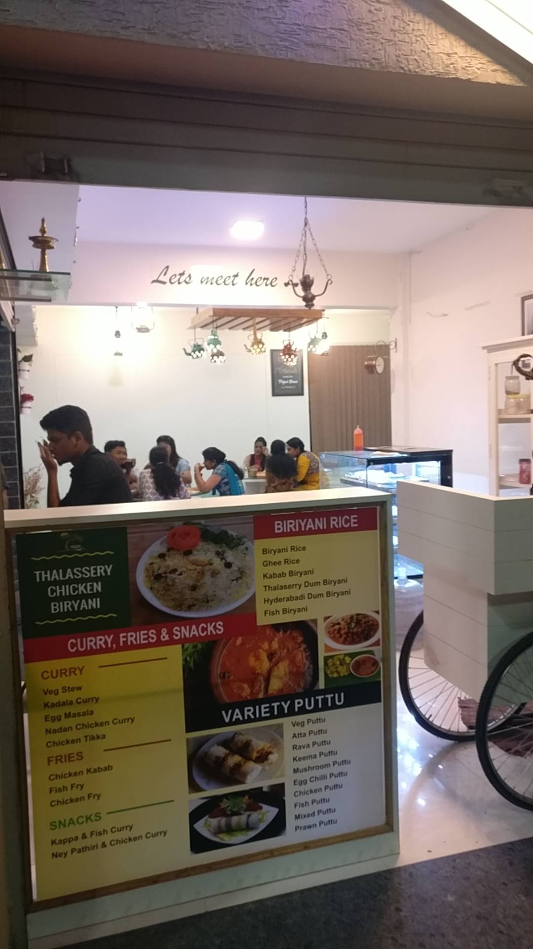 Menu at Paper Cup Cafe, Bengaluru