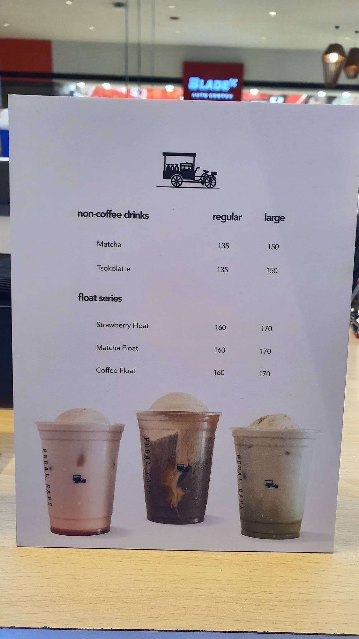 Carta de Pedal Cafe, Ciudad Quezon, 116 Eastwood Ave