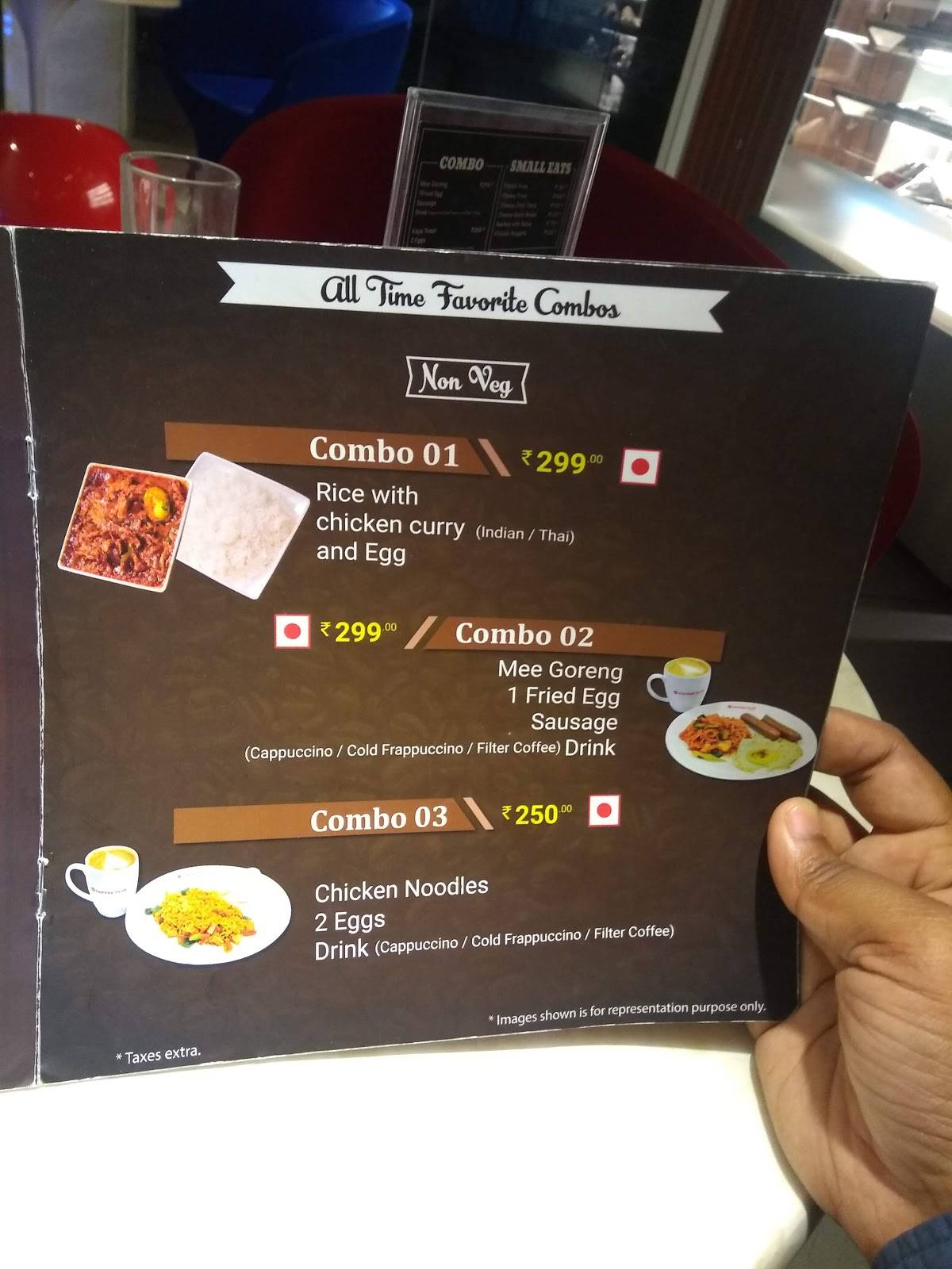Menu at SAN Coffee plus - ECR, Chennai, State Highway 49 1