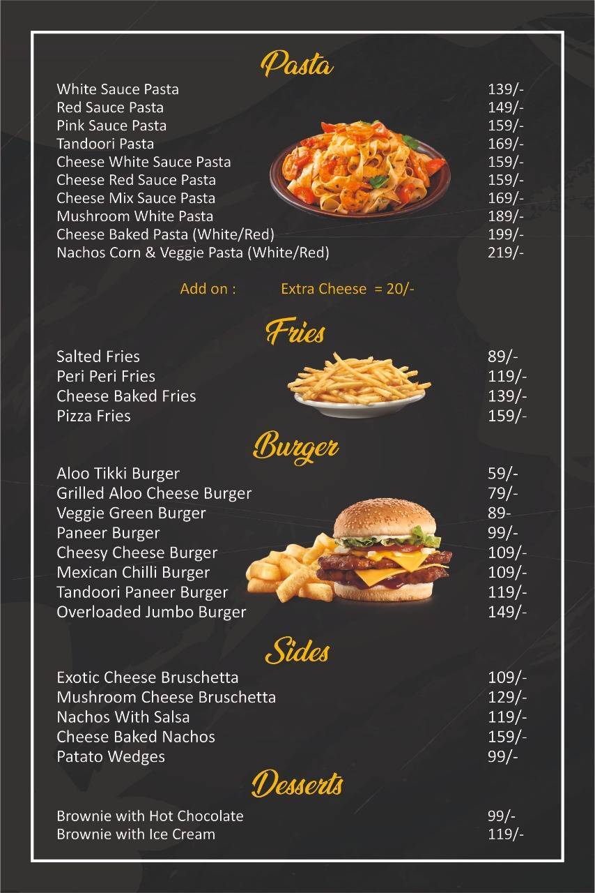 Menu at Café Street 61, Faridabad, Plot No: 61