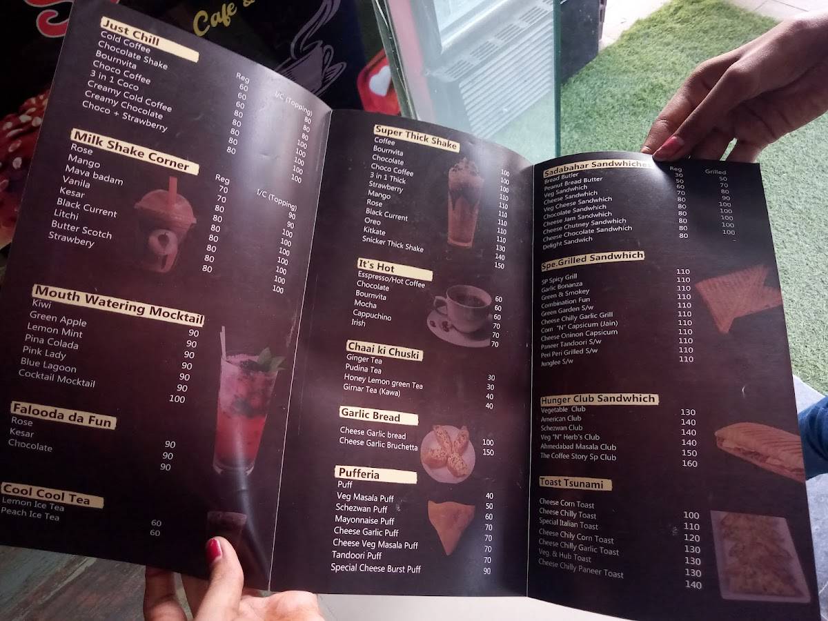 Menu at The Coffee Story, Ahmedabad, Shop No. 11
