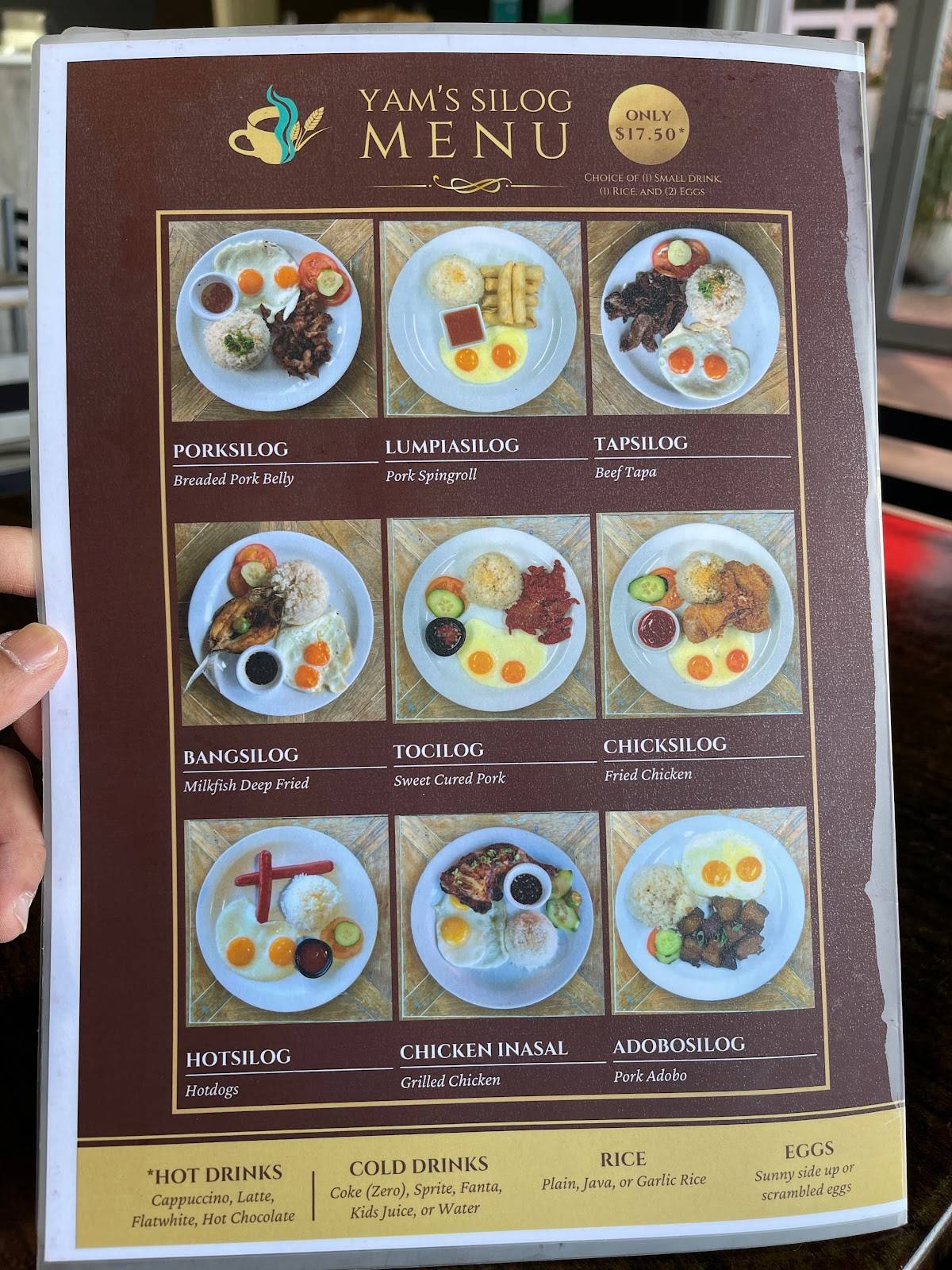 Menu at Yam’s Bakehouse and Cafe, Berrimah, Berrimah