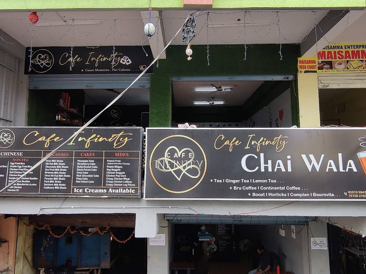 Menu at Cafe infinity, Hyderabad