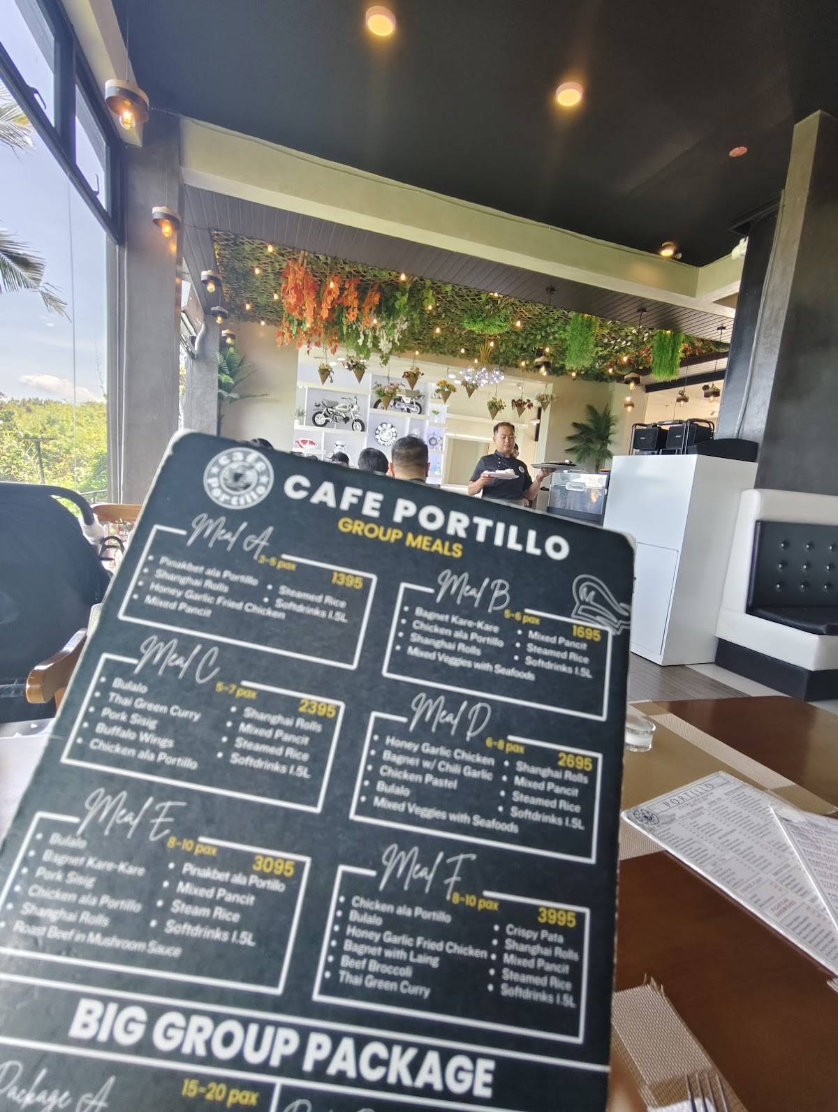 Menu at Cafe portillo angat branch, Angat