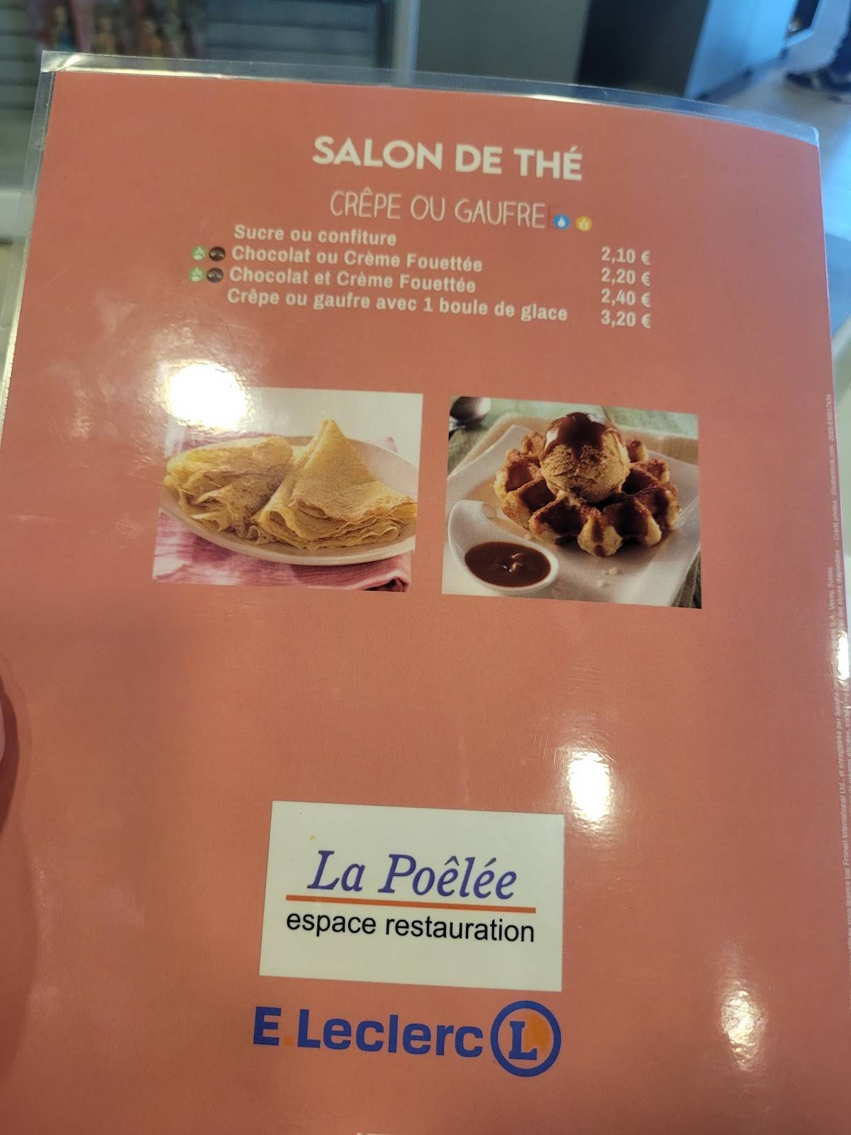 Menu au Cafétéria LA POELEE Marly, Marly