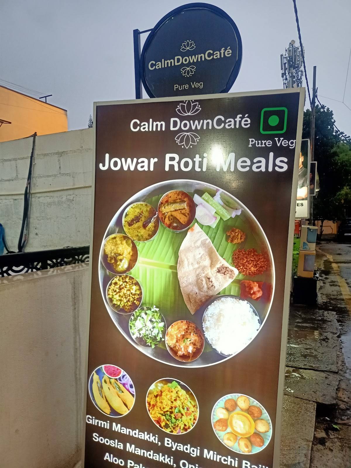 Menu at Calm Down Cafe, Bengaluru