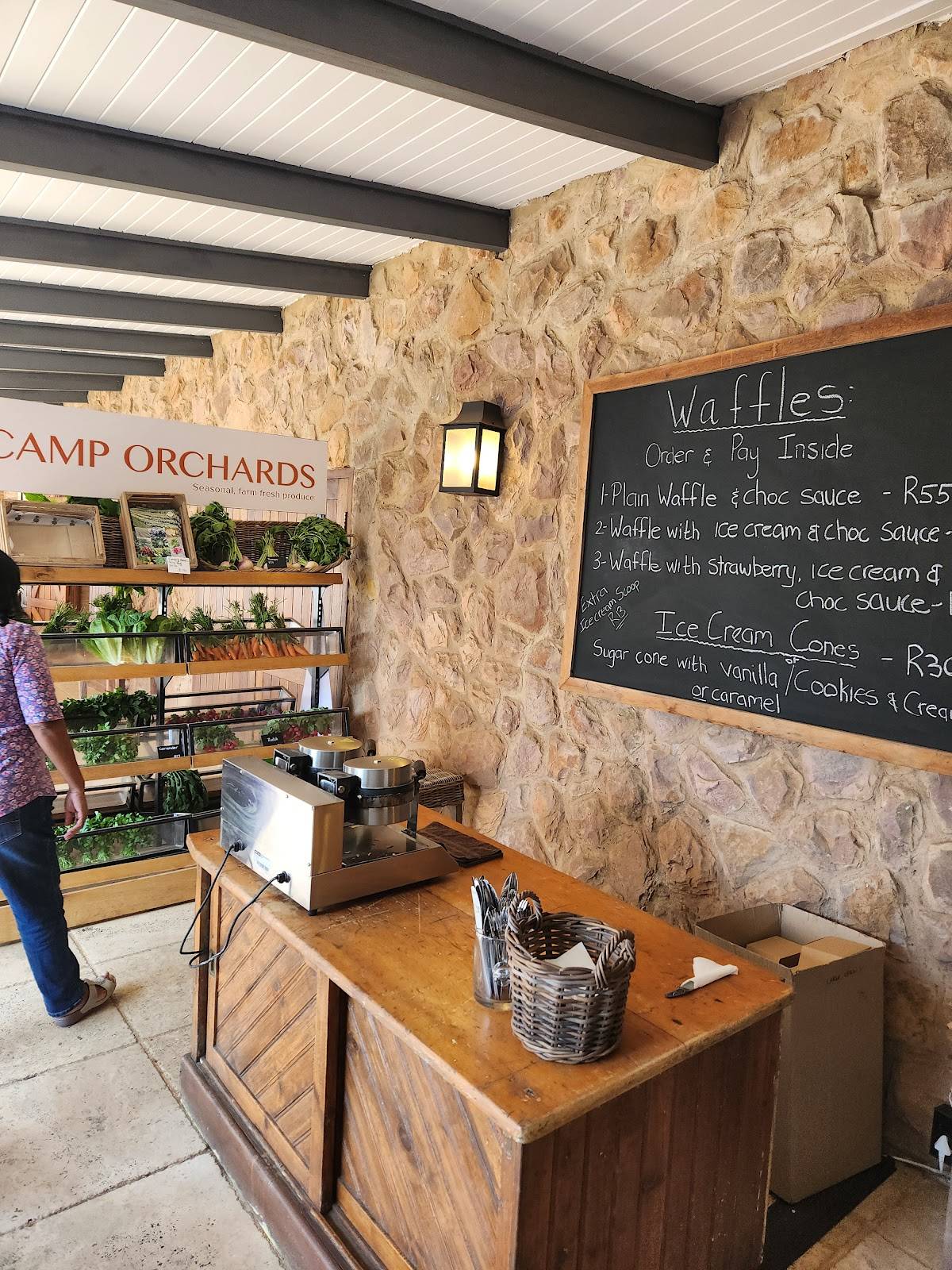 Menu at Camp Orchards restaurant, Hillcrest