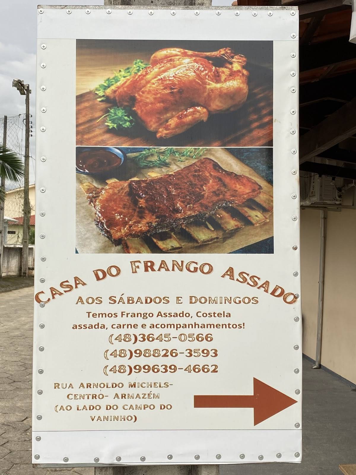 Menu at Casa do Frango Assado - Armazém restaurant, Armazém
