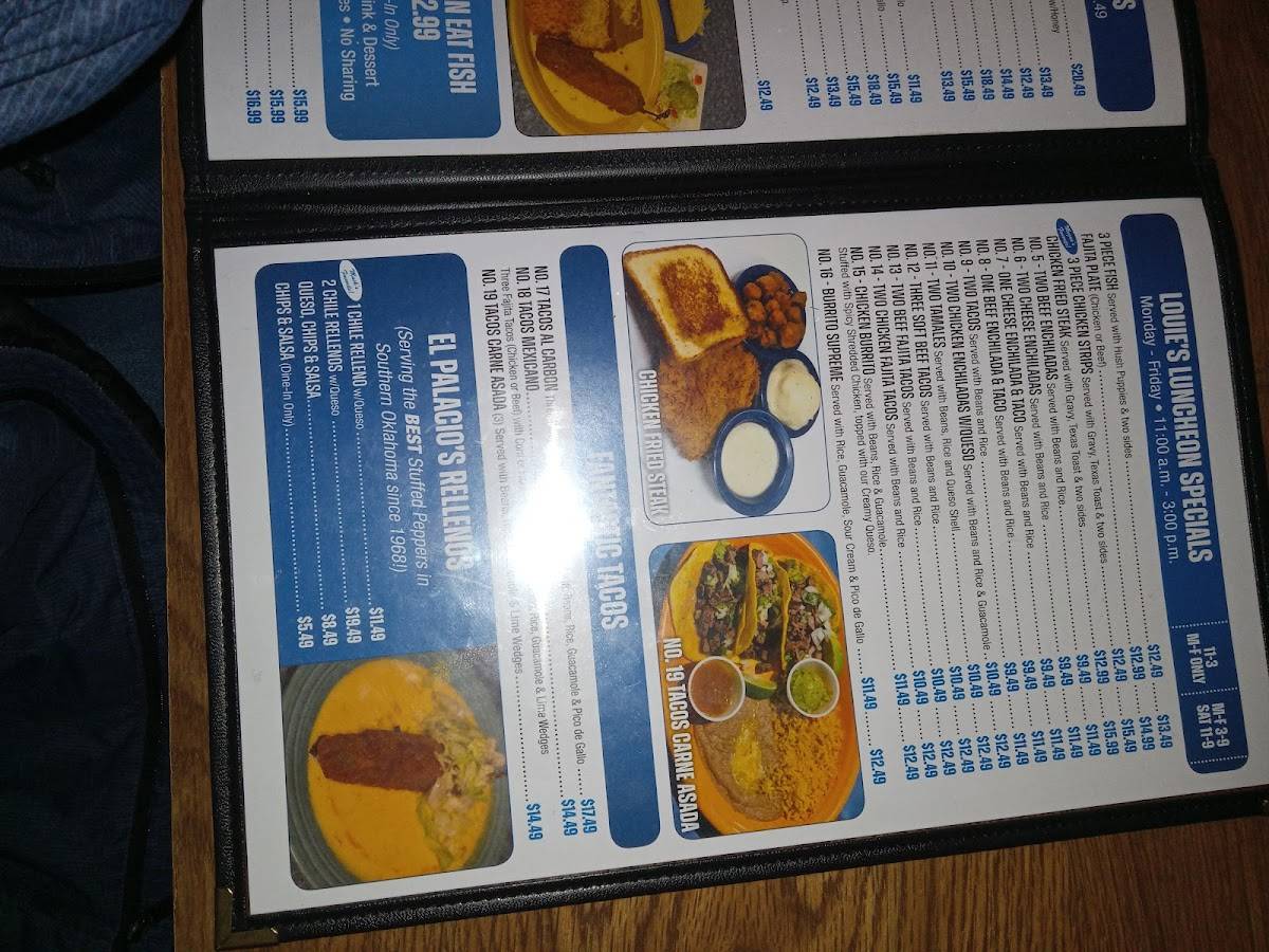 Menu at Catfish Corner restaurant, Ardmore