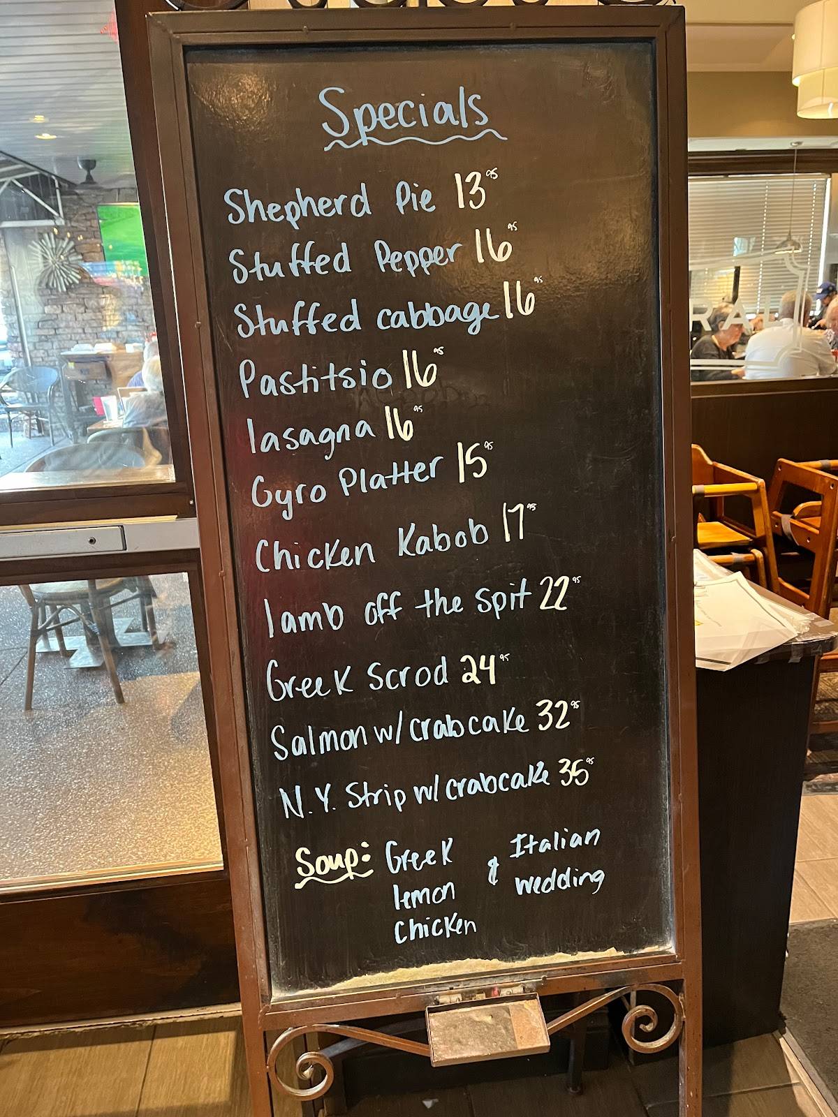 Menu at Central Diner & Grille restaurant, Pittsburgh