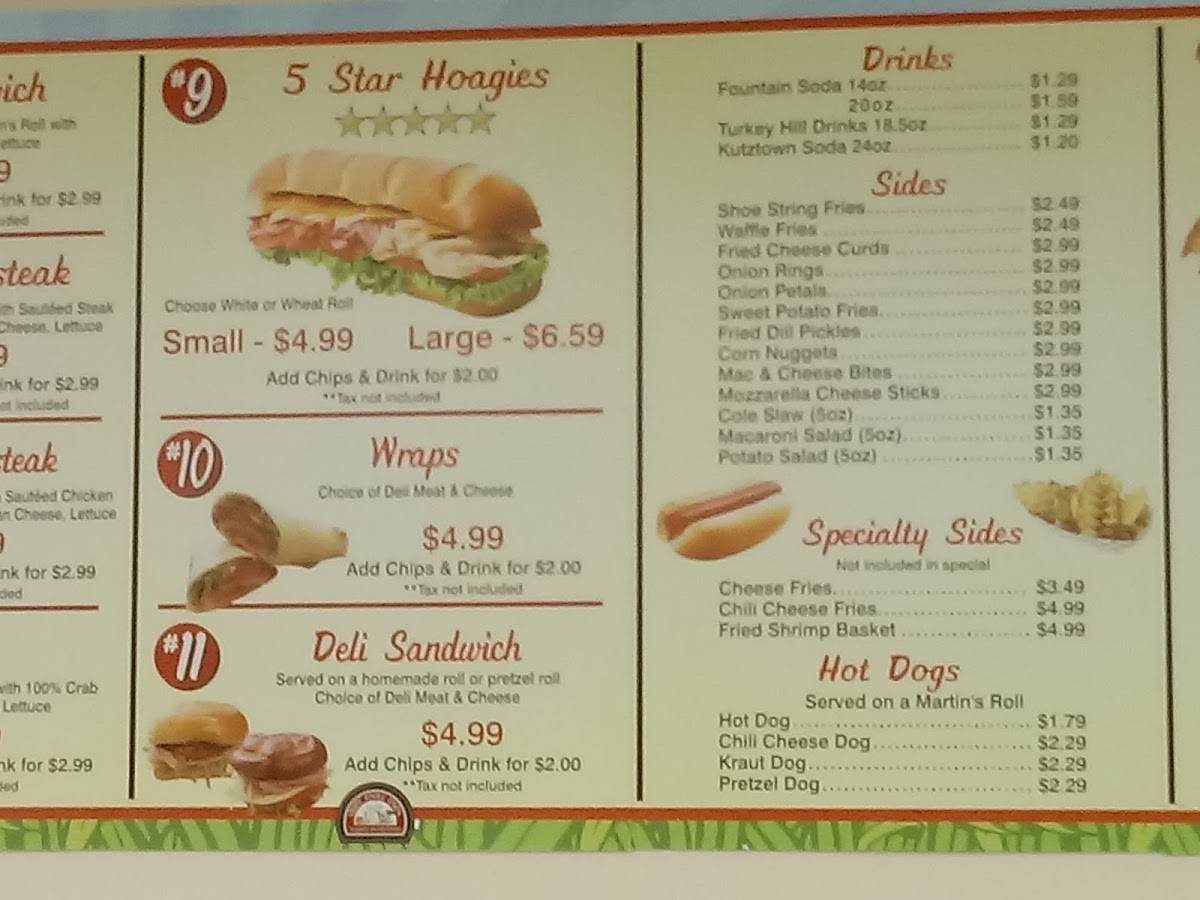 Menu at Windy Knoll Farm Market & Creamery restaurant, Chambersburg