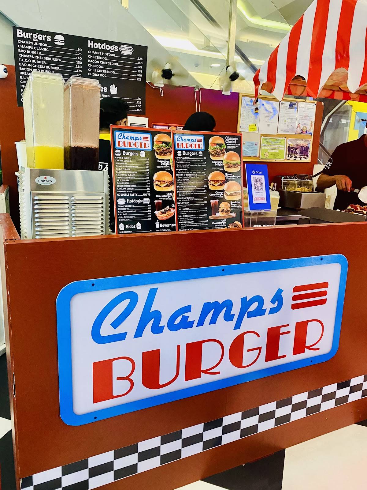 Menu at Champs Burger Alabang restaurant, Muntinlupa