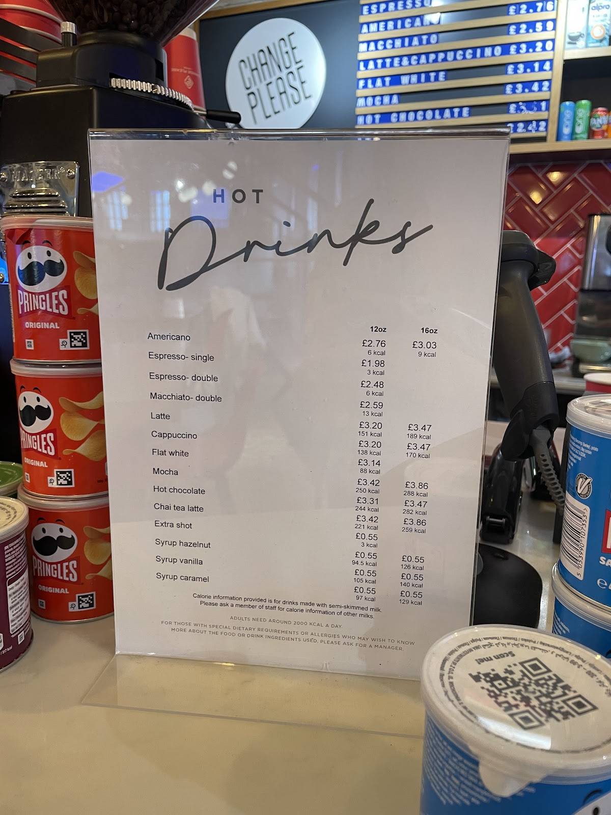 Menu at Change Please Cafe @ Halifax, London