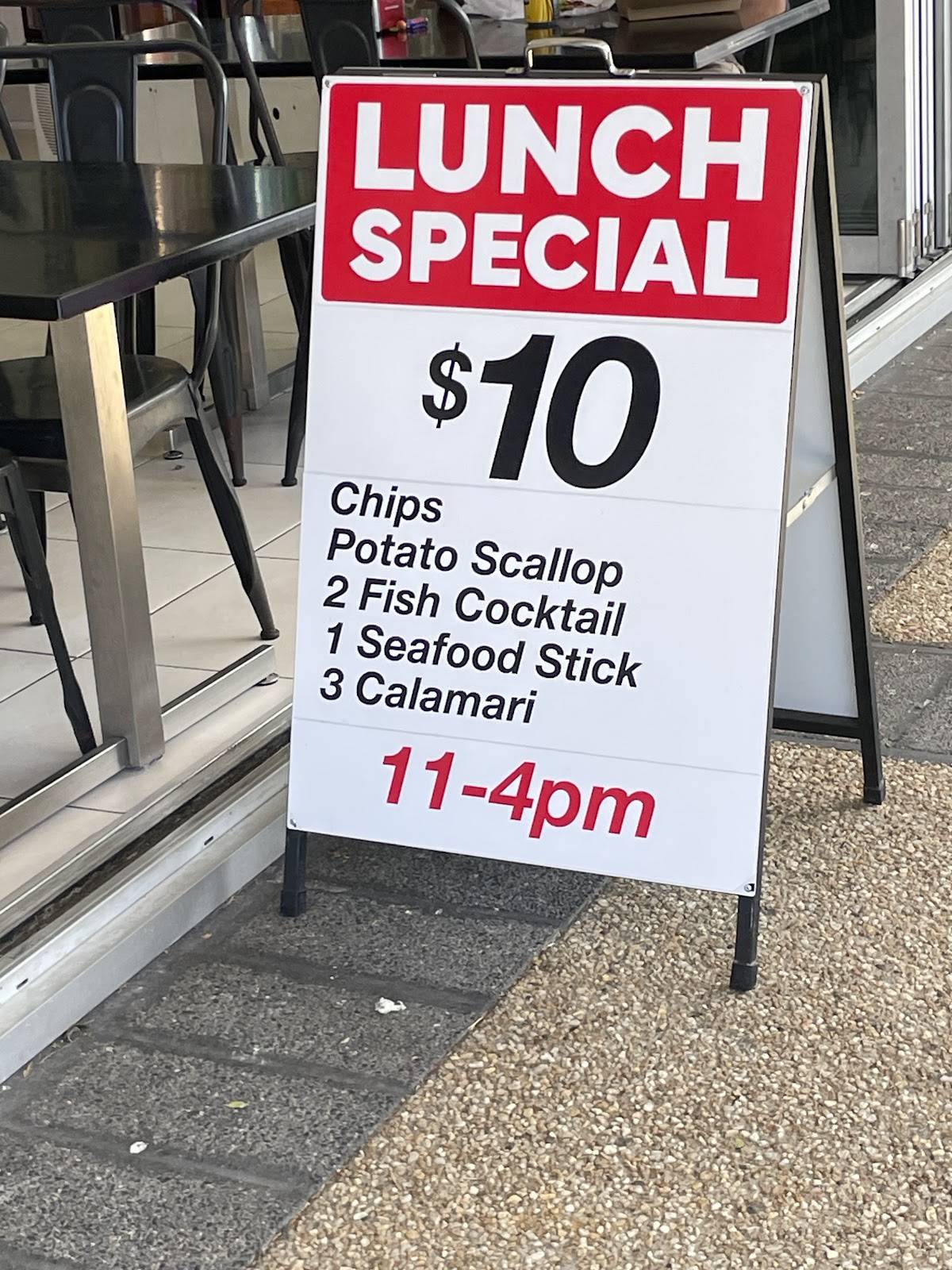 Menu at Charlie de Cod Southport restaurant, Southport, 30 Musgrave Ave