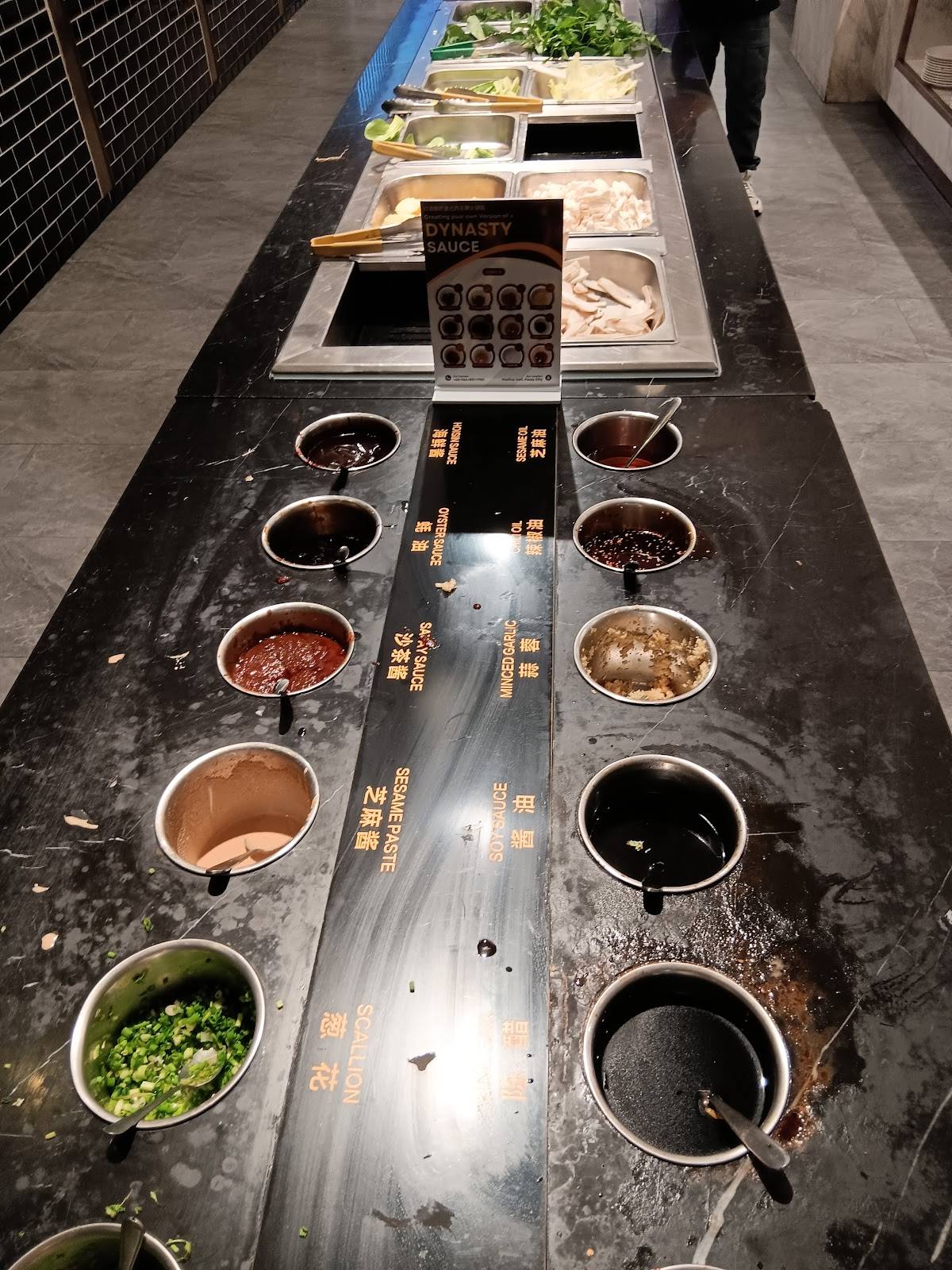 Menu at Cheng Dynasty Hotpot restaurant, Quezon City