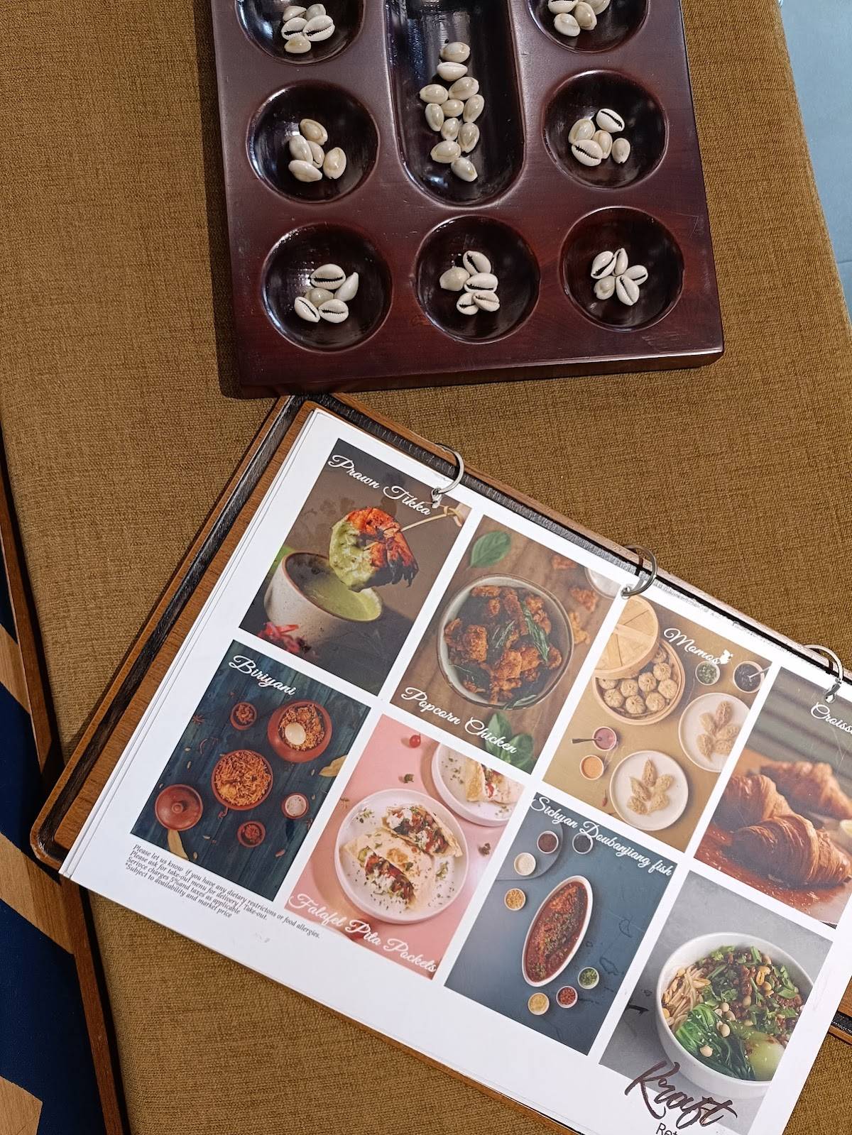 Menu at Kraft Retail Dining, Chennai