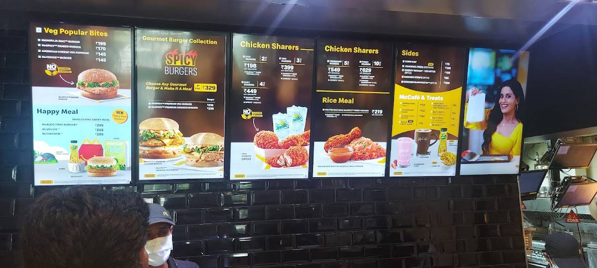 Menu at McDonald's, Maraimalai Nagar, Ground Floor