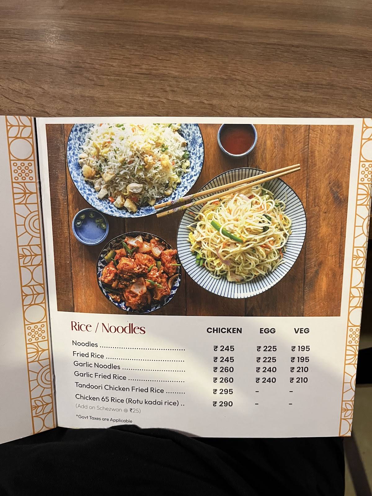 Menu at The Old Mirchi Biryani, Chennai, Velachery Bypass Rd