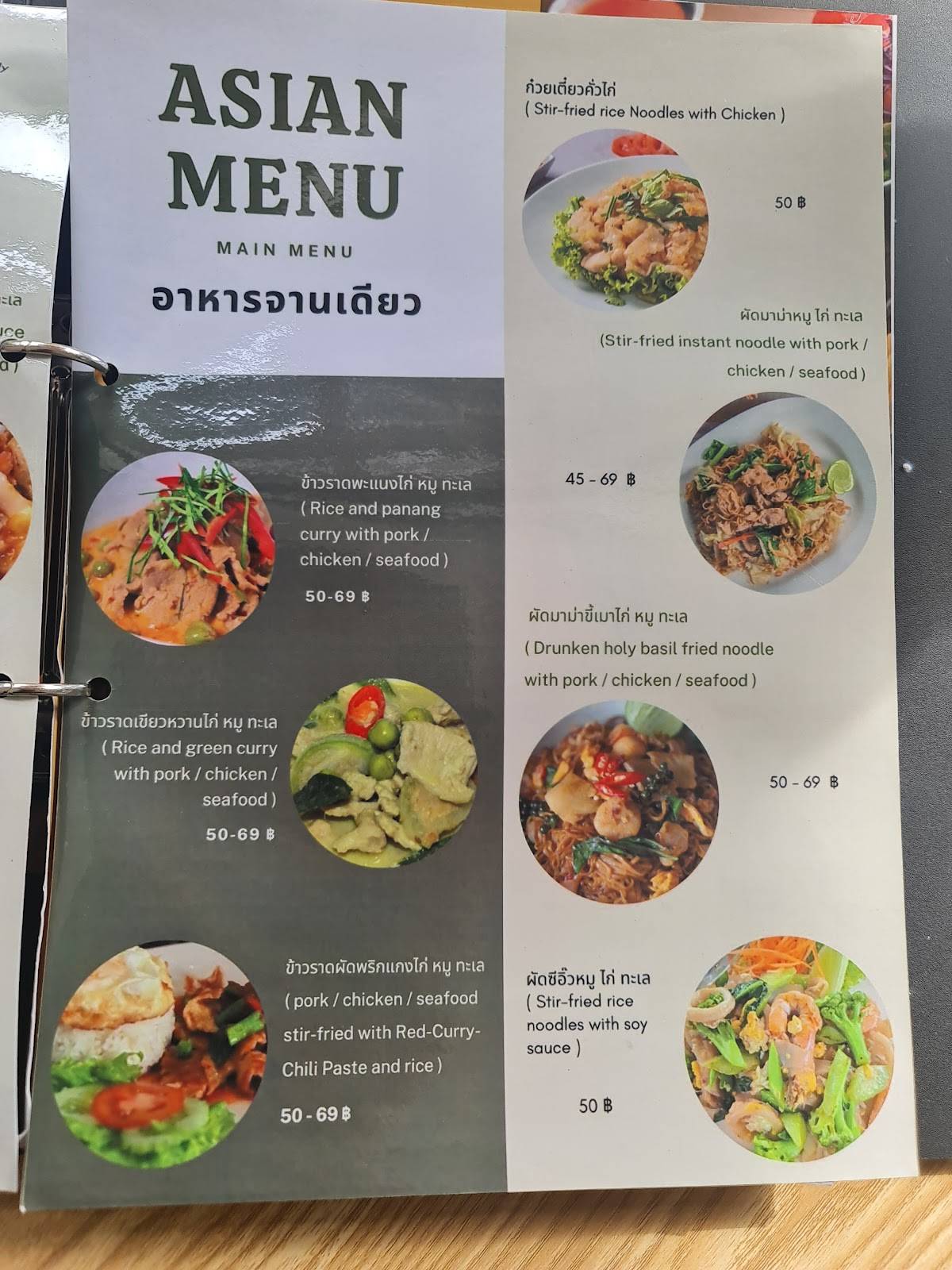 Menu at Identitet Cafe ไอเดน'ทิเทต, Cho Lae