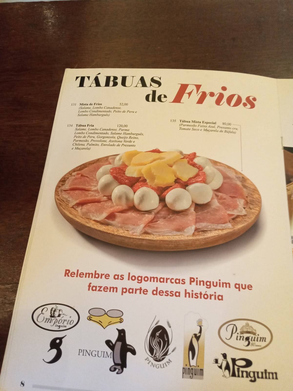 Menu em Choperia Pinguim pub & Bar, Ribeirão Preto, R. Gen. Osório