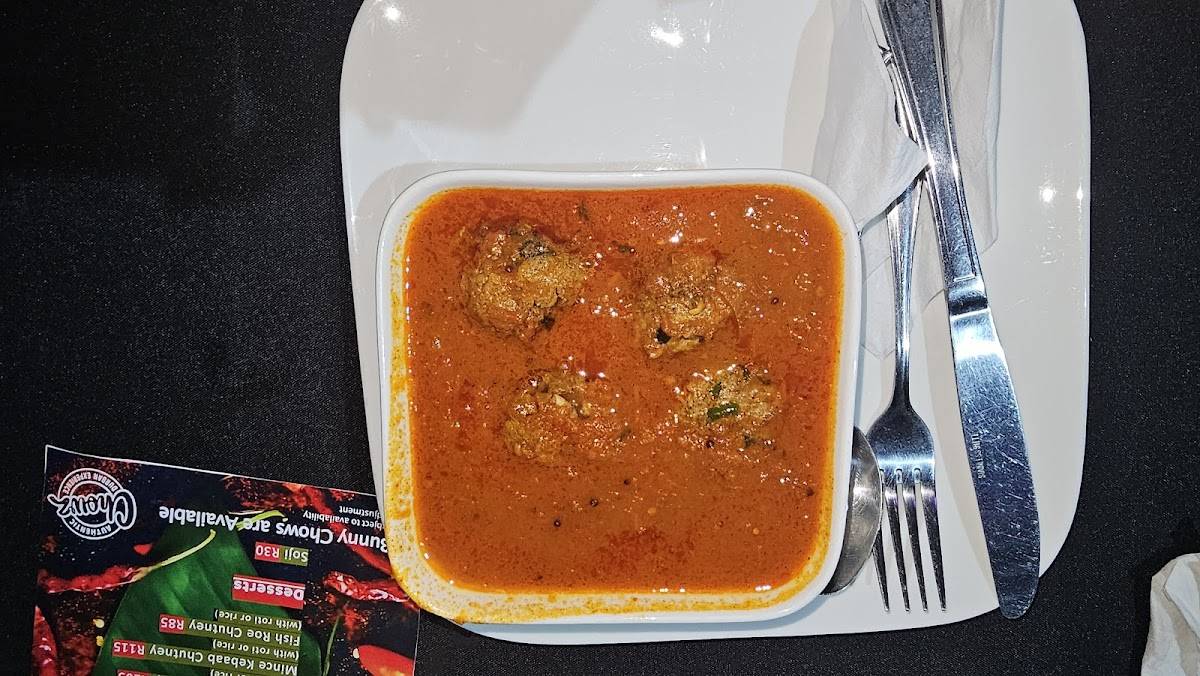 Menu at Chowz Authentic Durban Experience restaurant, Randburg