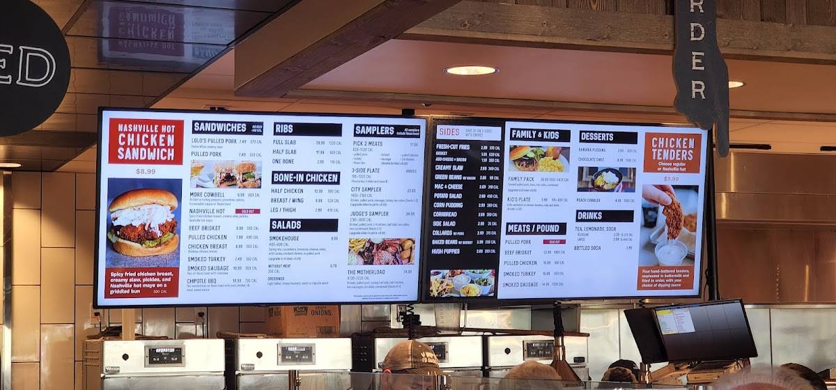 Menu at City Barbeque, Lafayette, Grace Ln