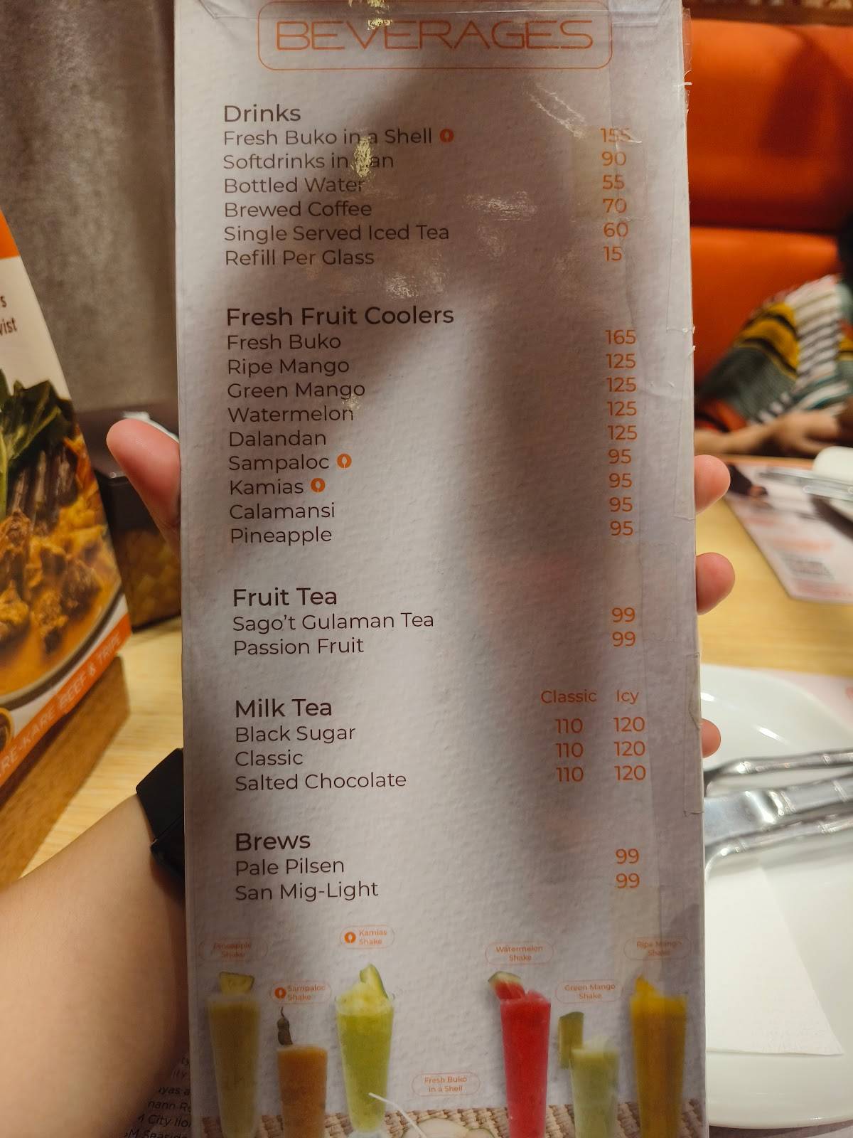 Menu at Mesa - SM City Bataan restaurant, City of Balanga