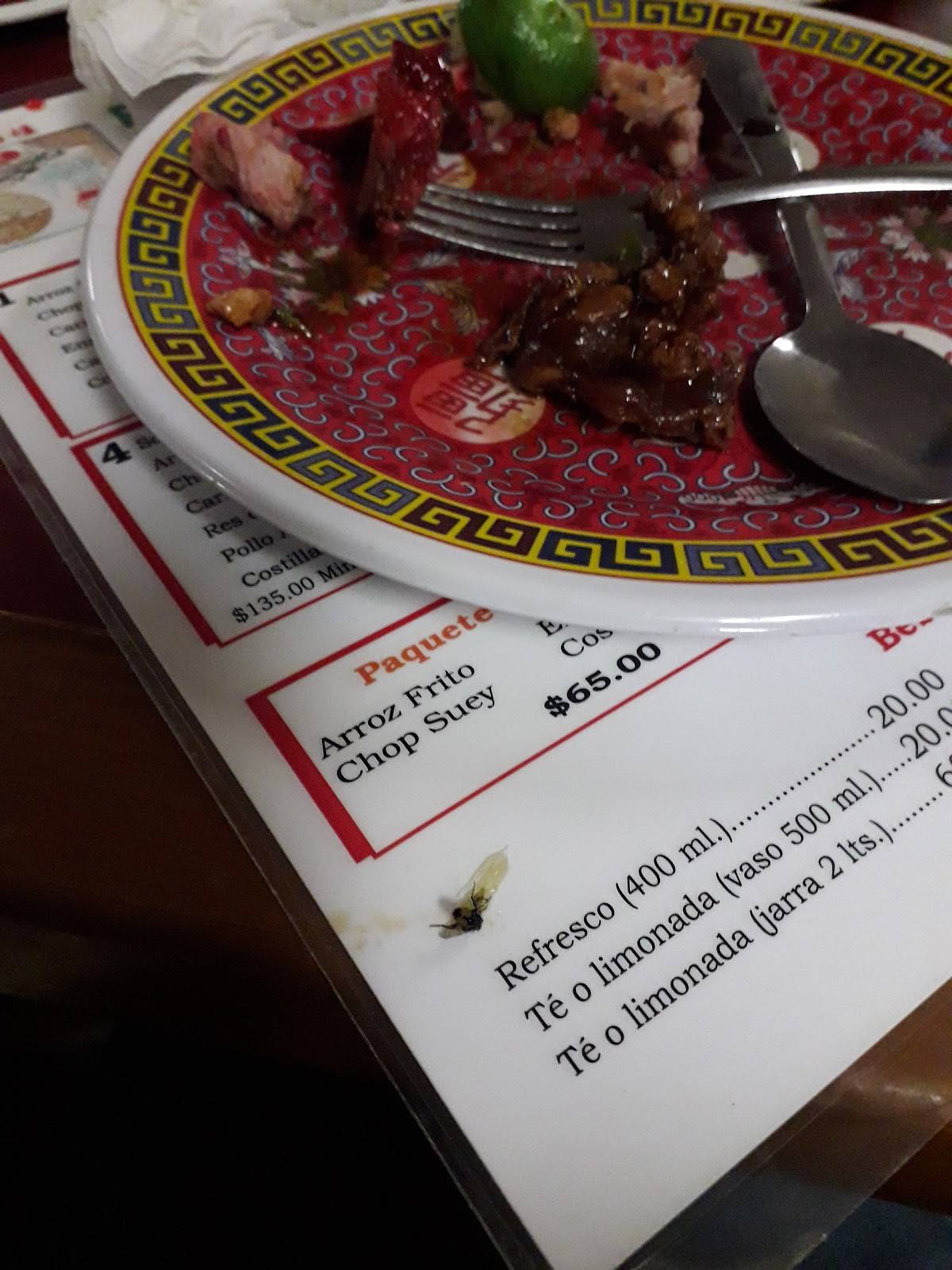 Carta del restaurante Comida China Hon Lin, Hermosillo