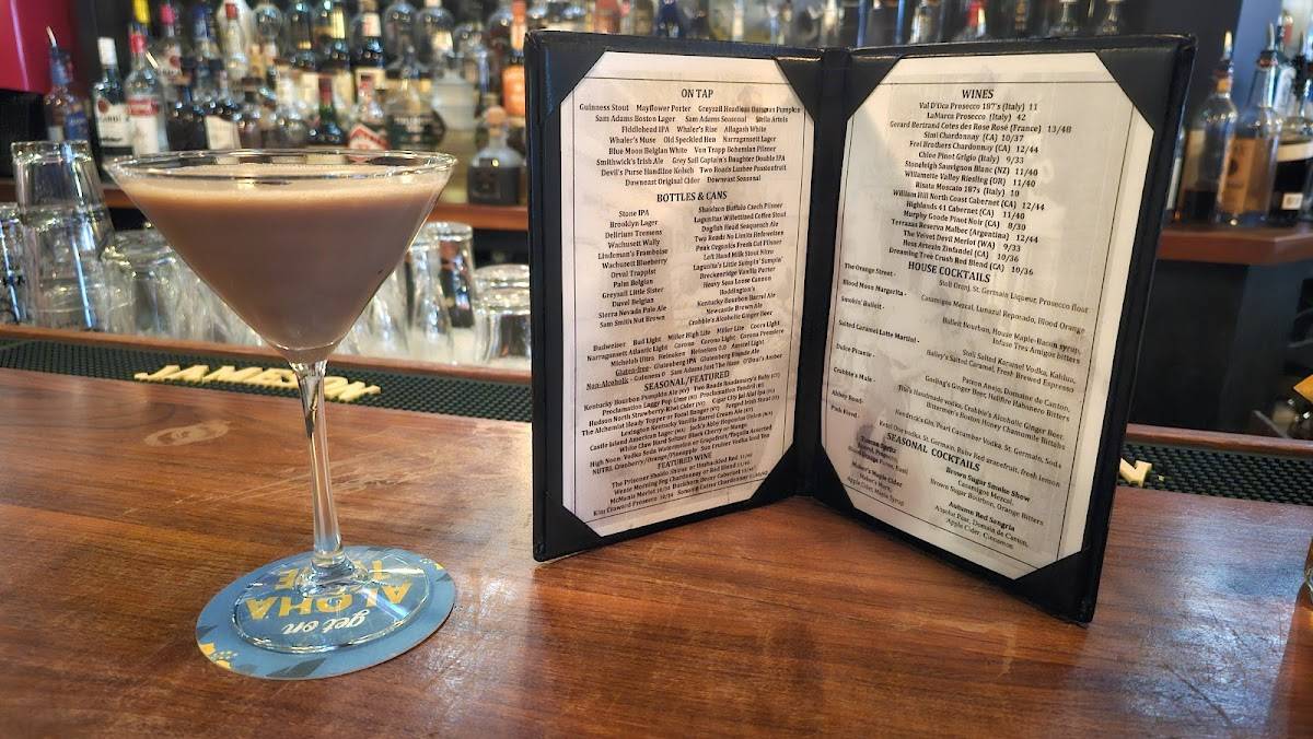 Menu at Congress Tavern pub & bar, Providence