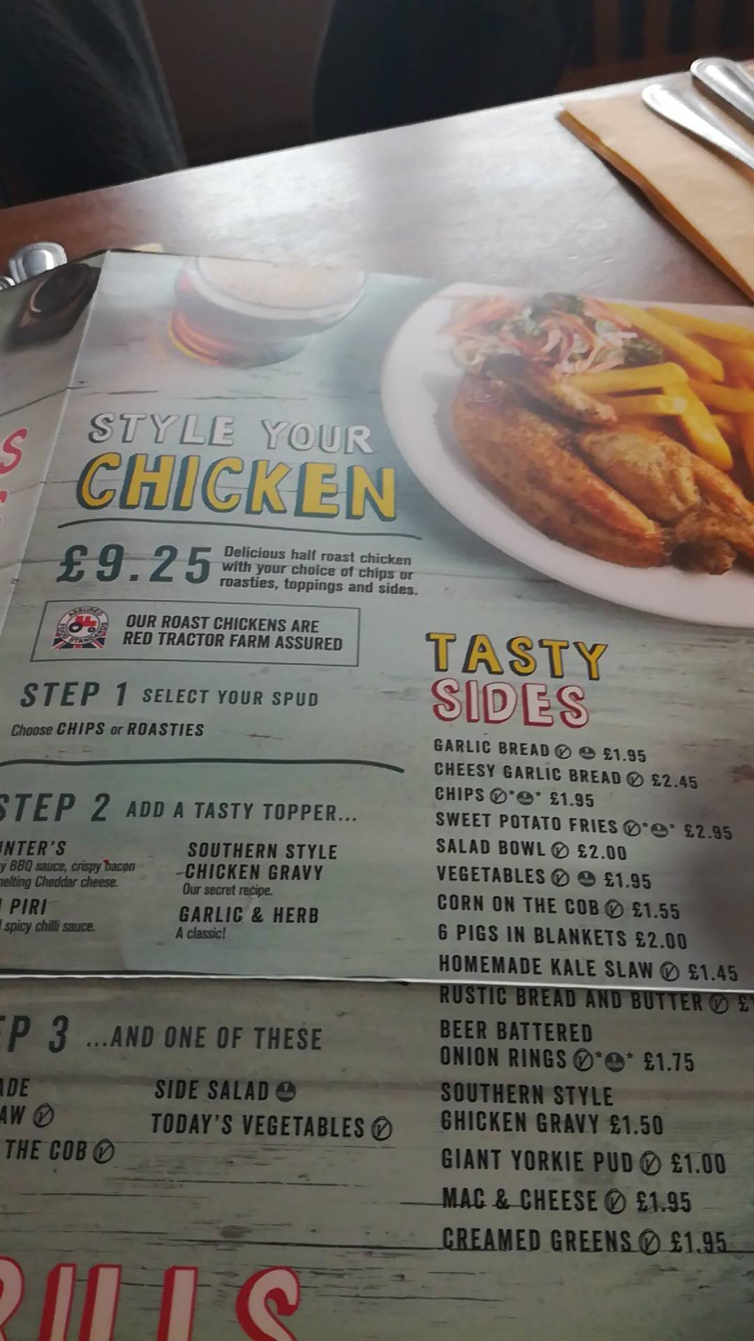 Menu at Copper Beech pub & bar, Norwich, Alex Moorhouse Way