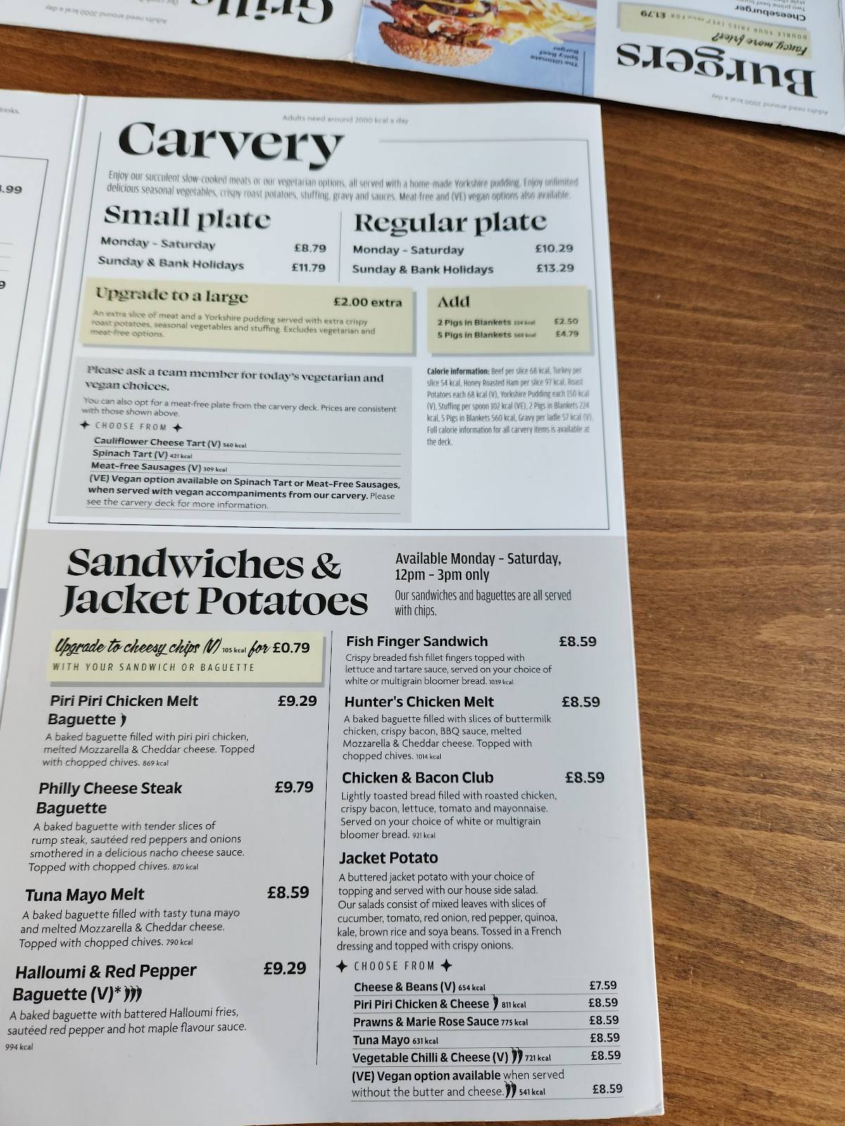 Menu at Copper Beech pub & bar, Norwich, Alex Moorhouse Way