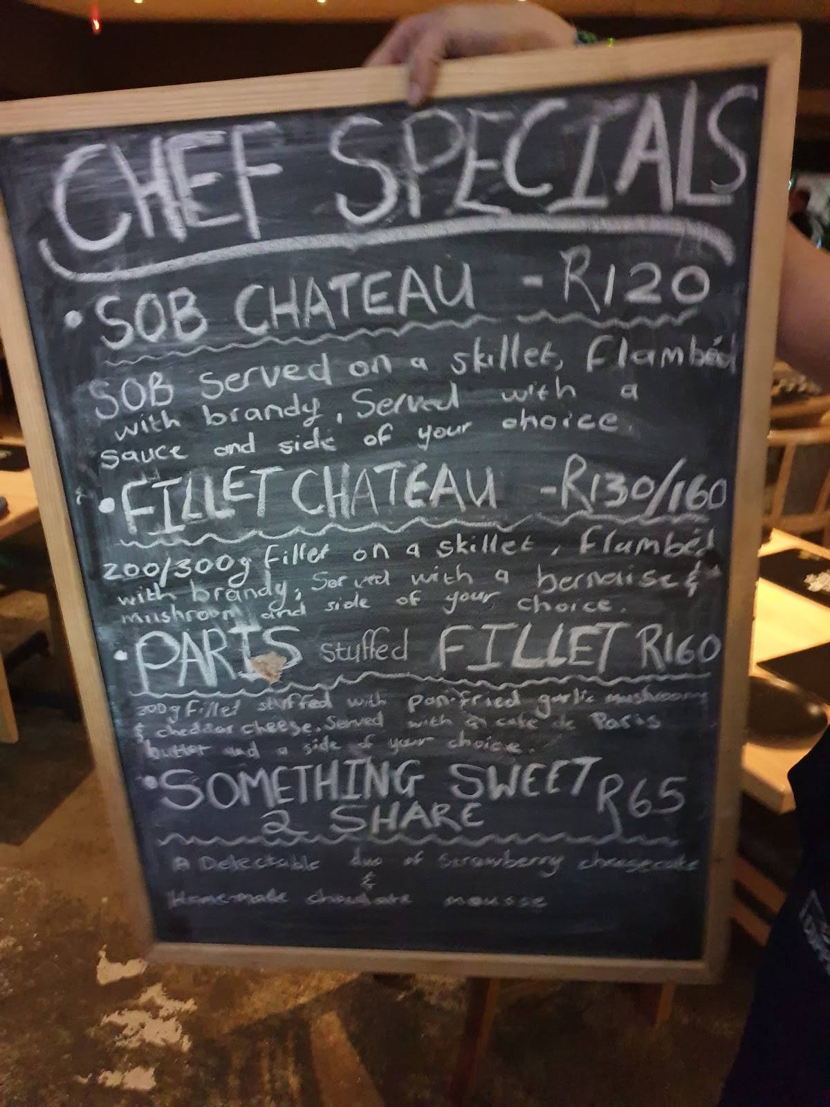 Menu at Copper and Coal Woodfired Grill restaurant, Bloemfontein