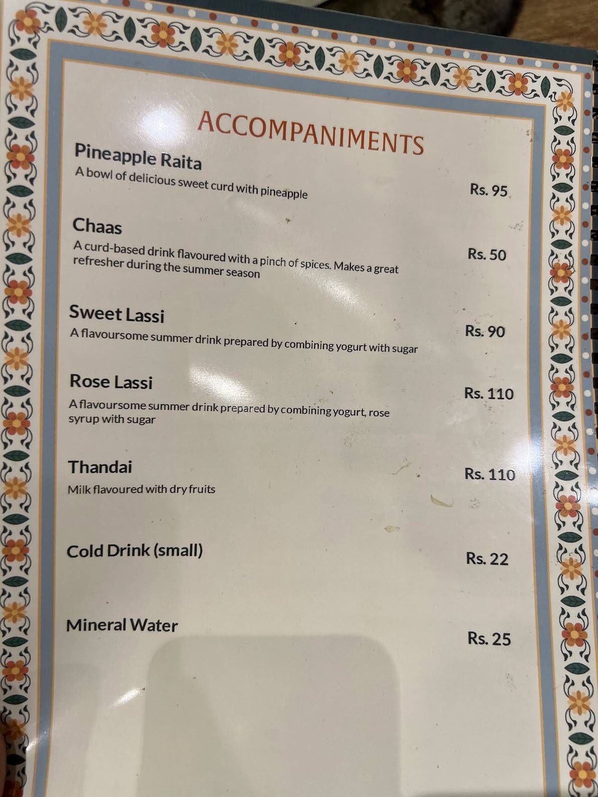 Menu at Crystal Restaurant Chowpatty, Mumbai, Lily Cottage
