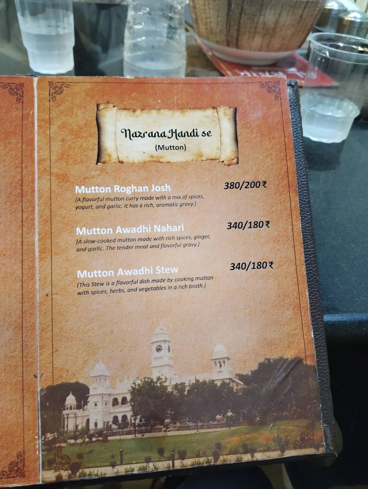 Menu at Daawat Restaurant Parade, Kanpur