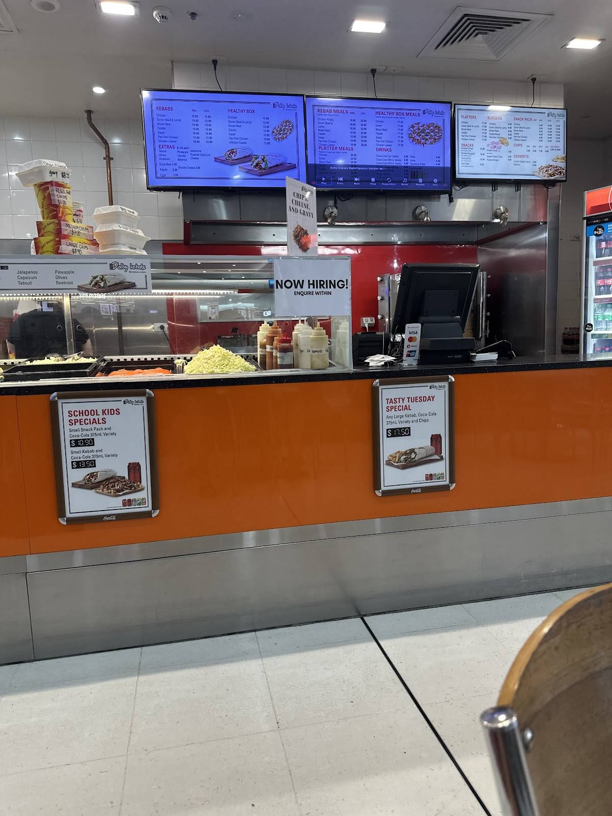Menu at Dalby Kebabs restaurant, Dalby