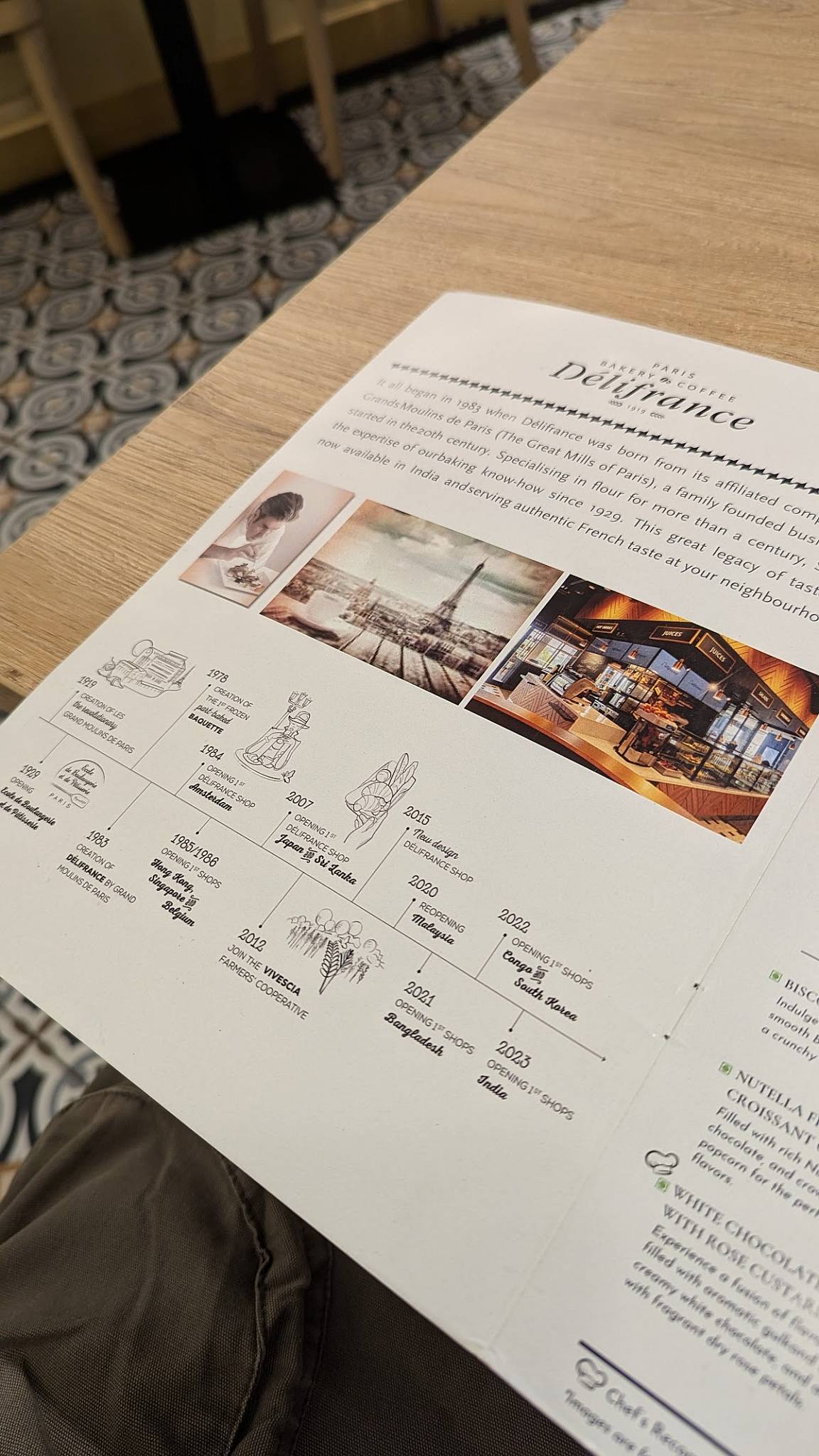 Menu at Delifrance India- DLF Promenade, New Delhi
