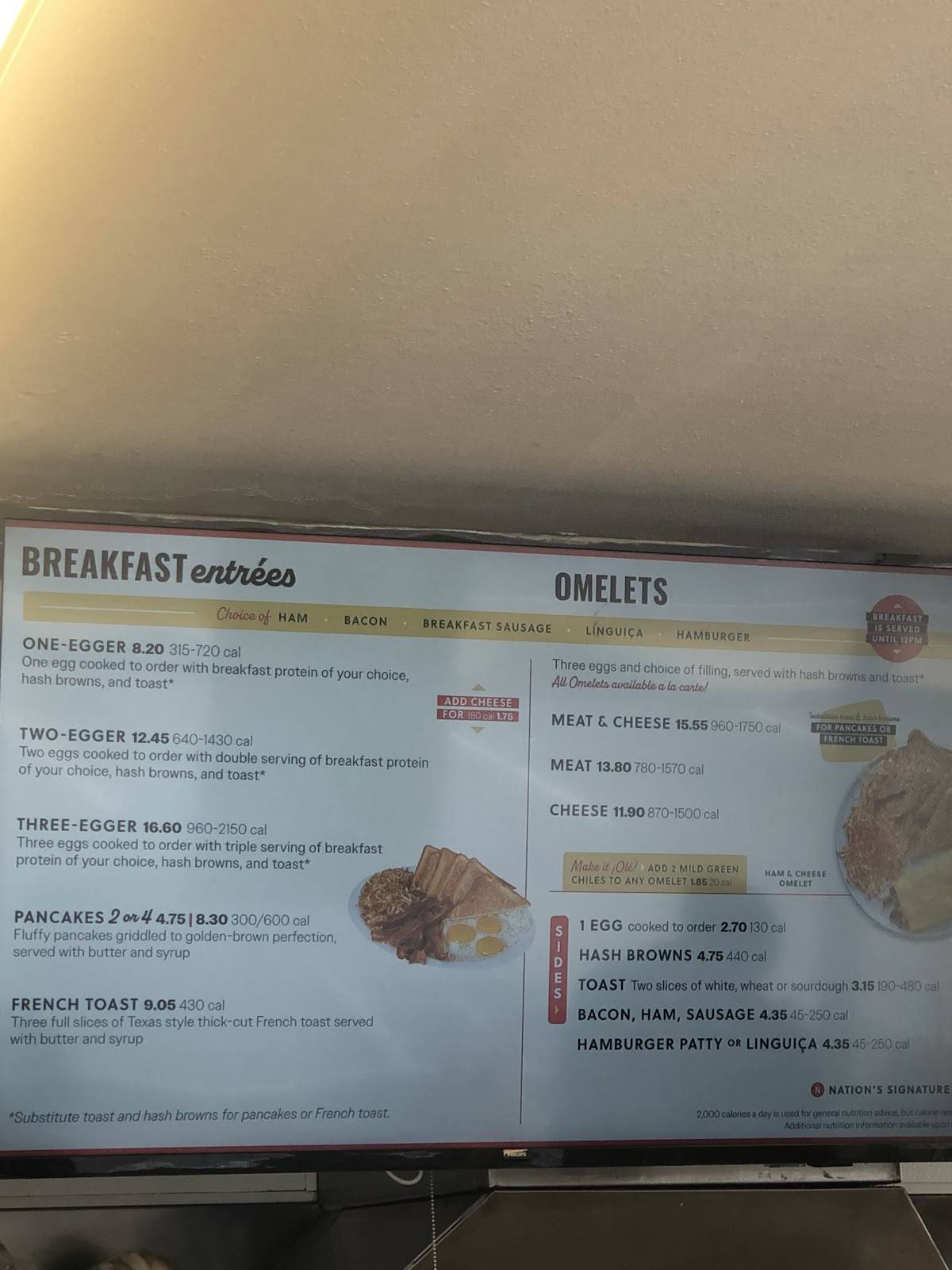 Menu at Nation's Giant Hamburgers & Great Pies desserts, Pinole, San ...