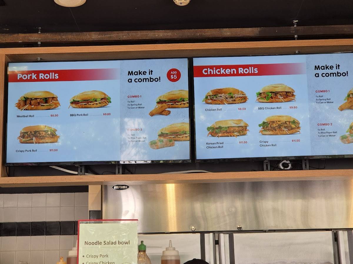 Carta del restaurante Destination Roll, Mascot, 8 Etherden Walk