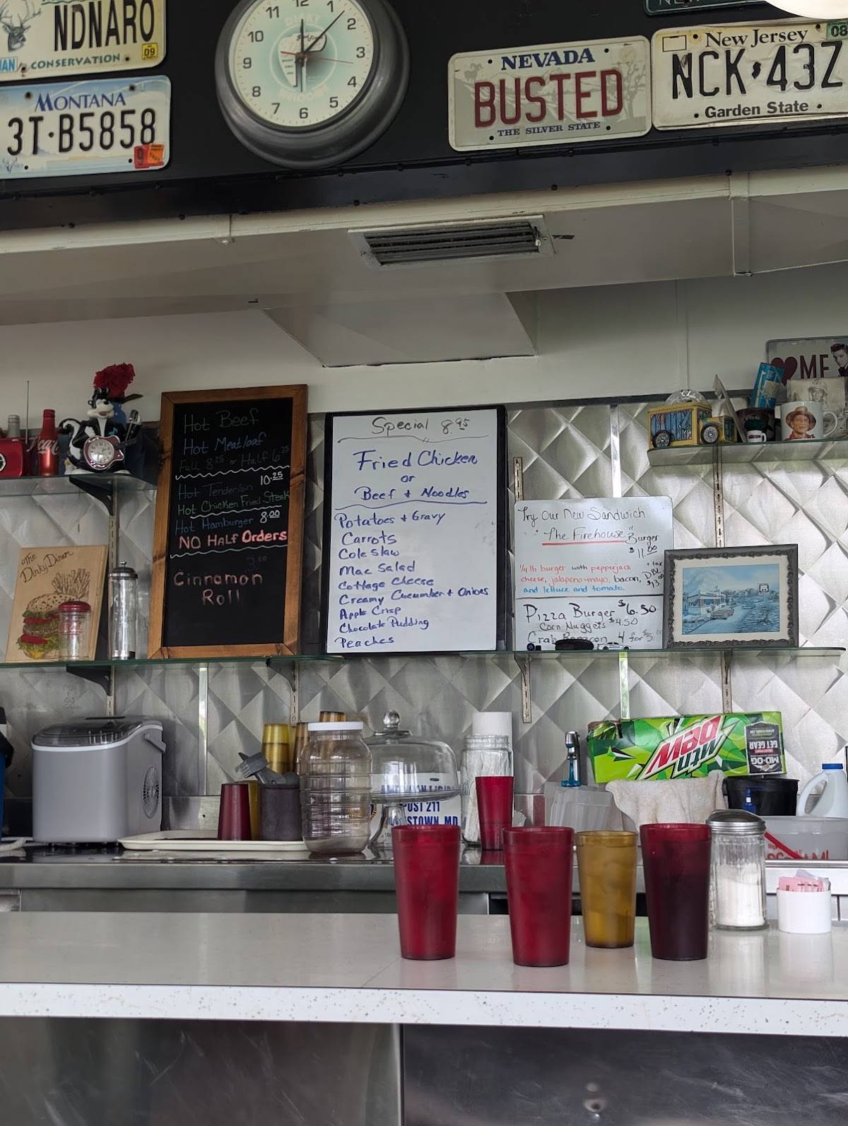 Menu at Dinky Diner restaurant, Decatur