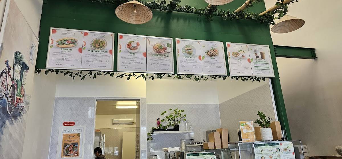 Menu at District 1 Saigon Cafe, Myaree