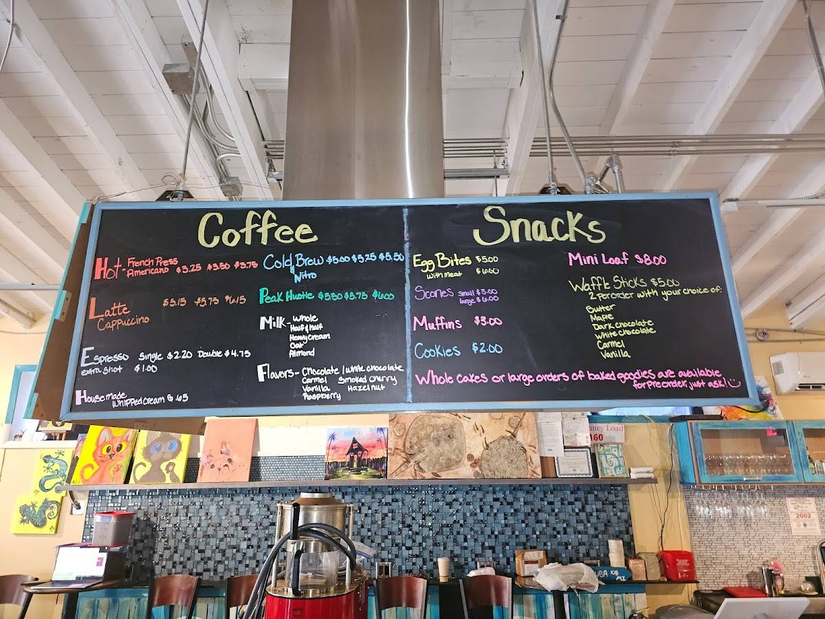 Menu at Doing Work Coffee Shop & Roaster restaurant, Key West