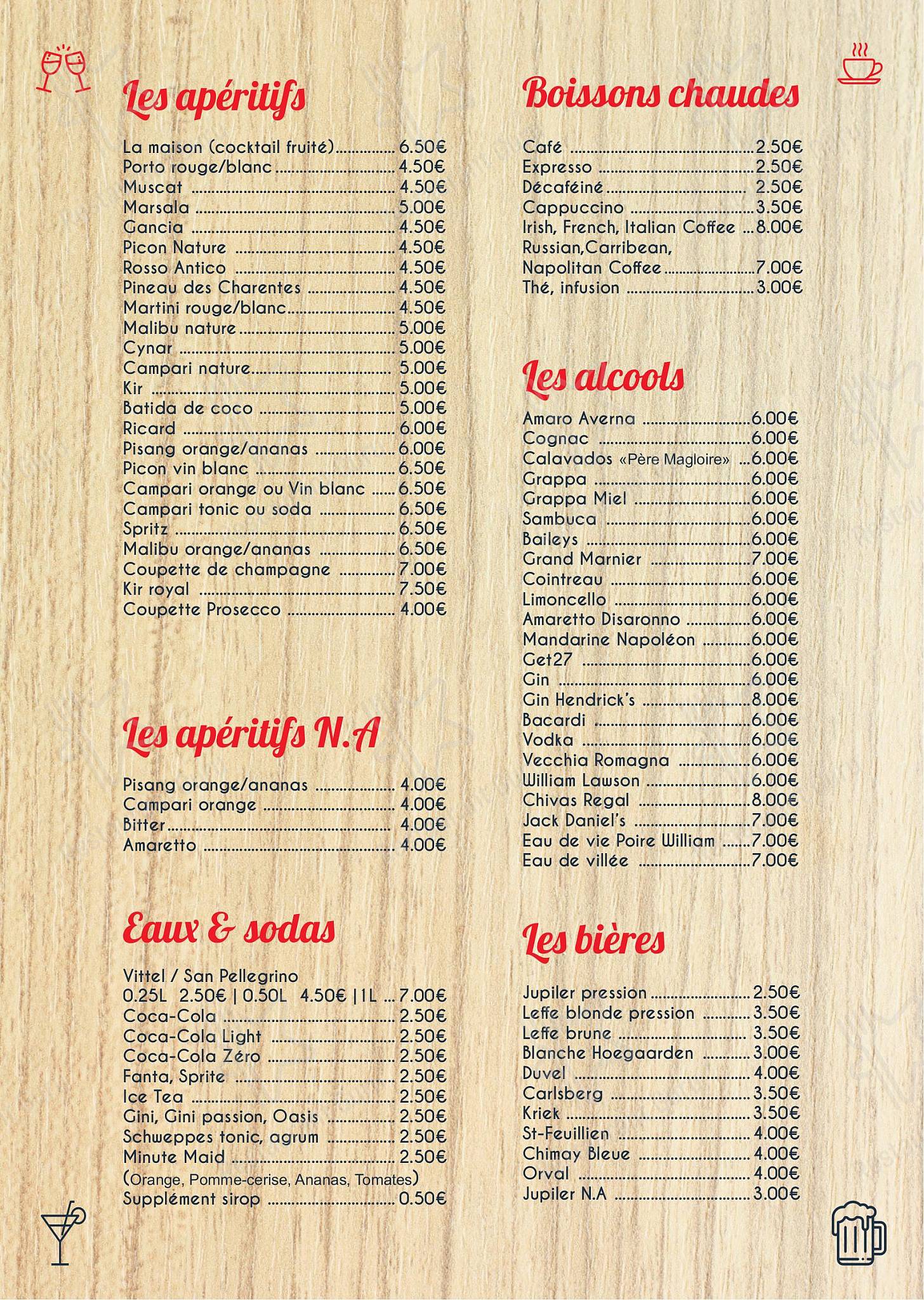 Menu au DOLCE GRILL FRAMERIES-MONS, Frameries