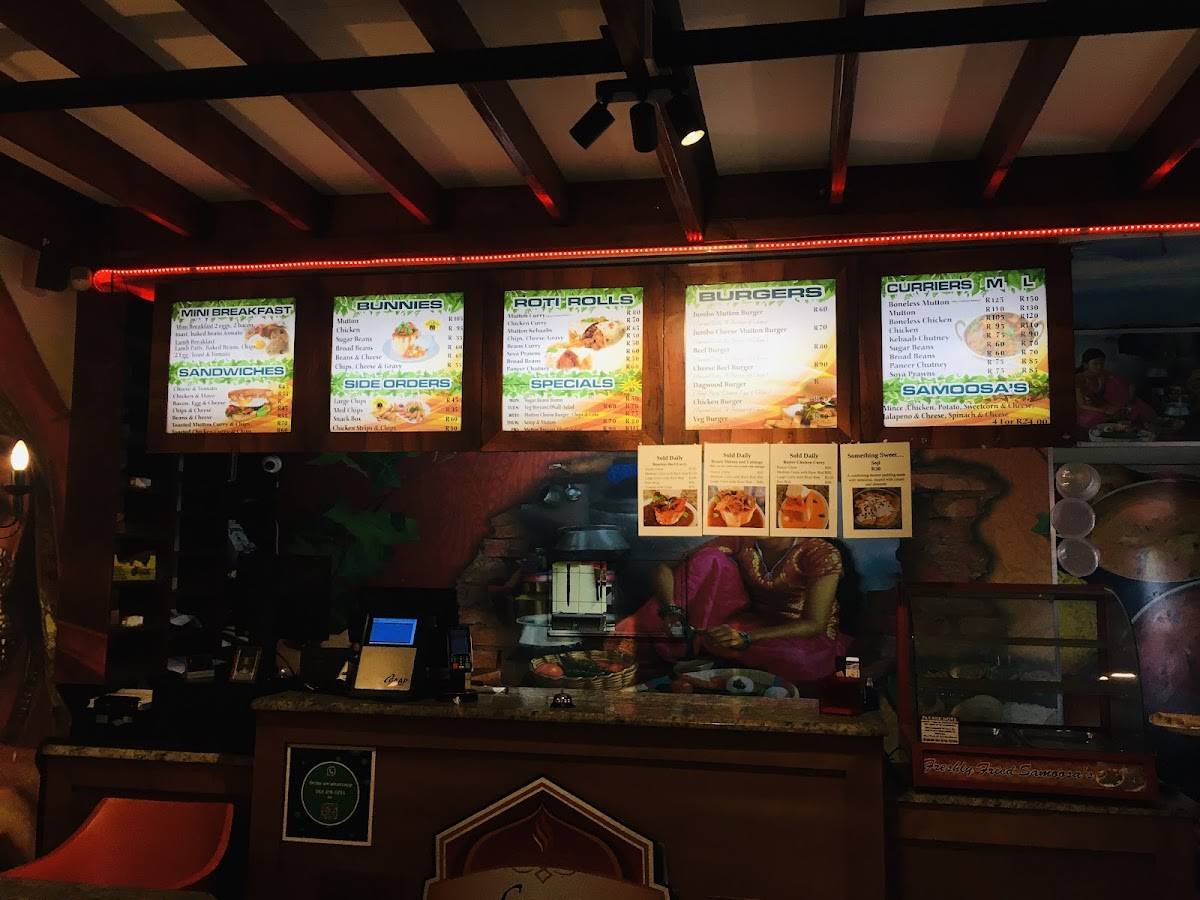 Speisekarte von Famous Bunny restaurant, Ballito