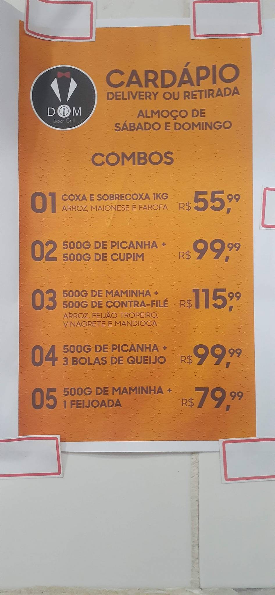 Menu em Dom Beer Grill restaurante, Barra do Garças