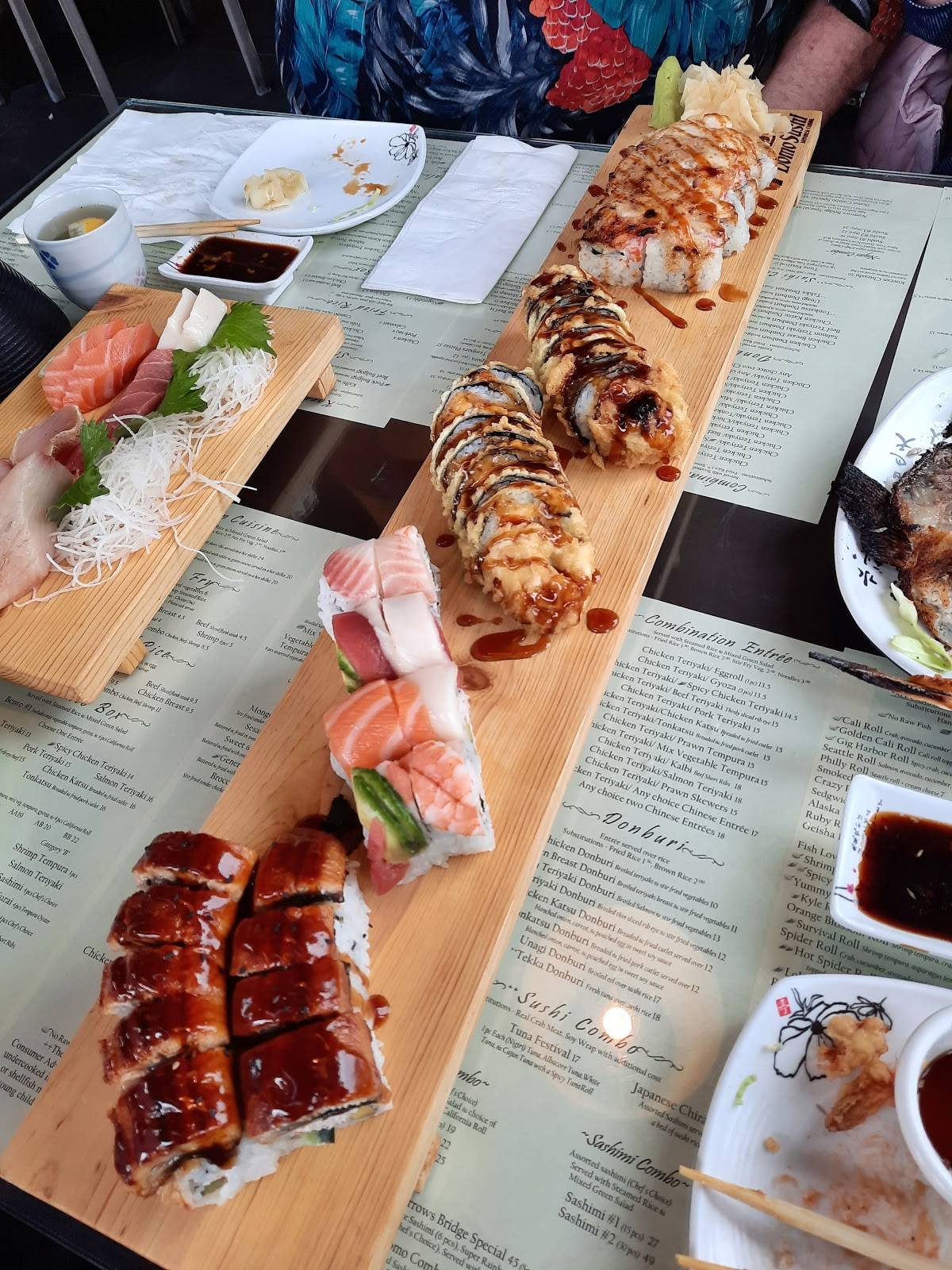 Menu at Domo Sushi Gig Harbor restaurant, Gig Harbor